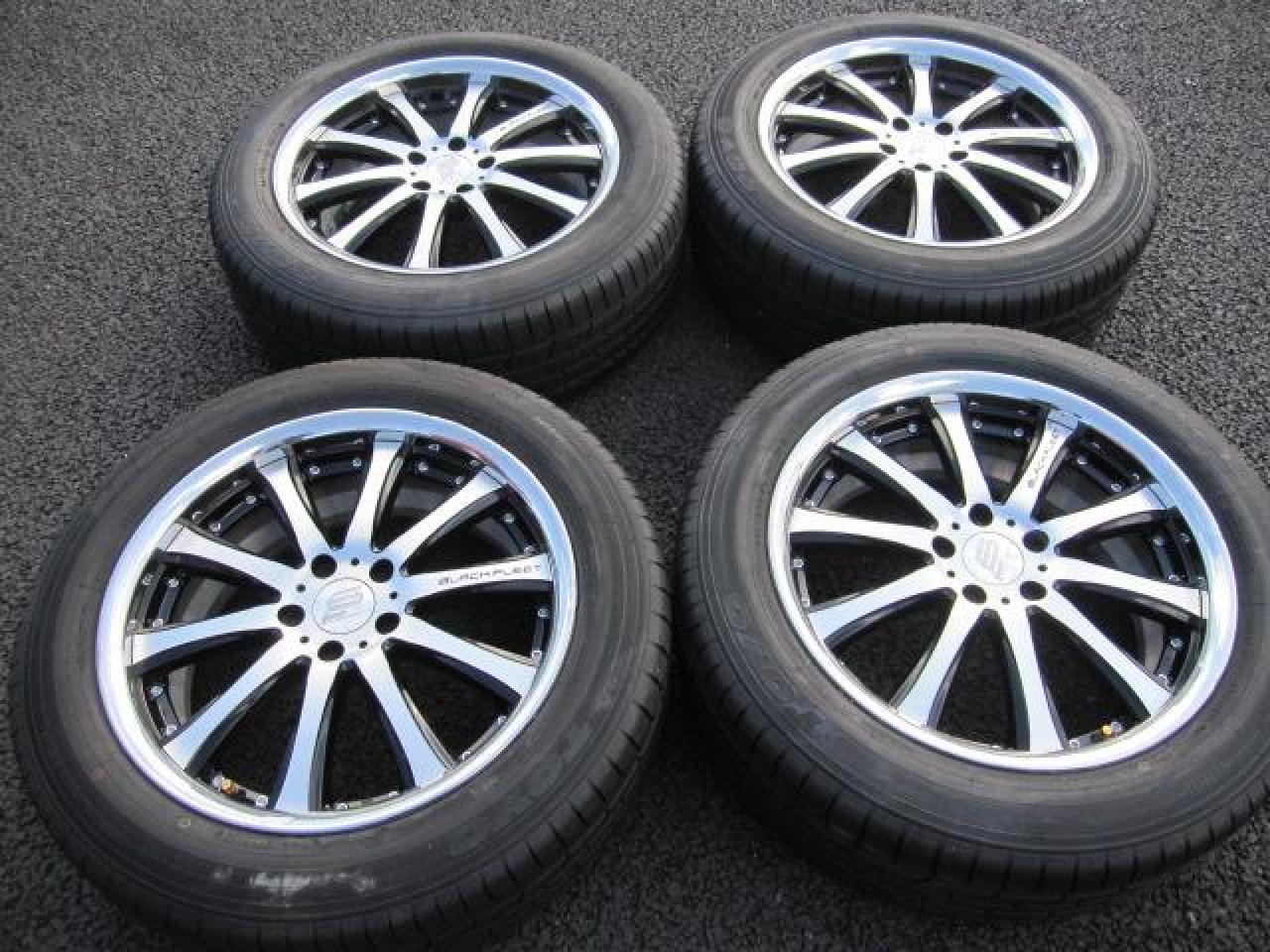 RAYS BLACK FLEET V810 + TOYO PROXES R46 | カー用品 タイヤホイールセット 19インチタイヤホイール ...