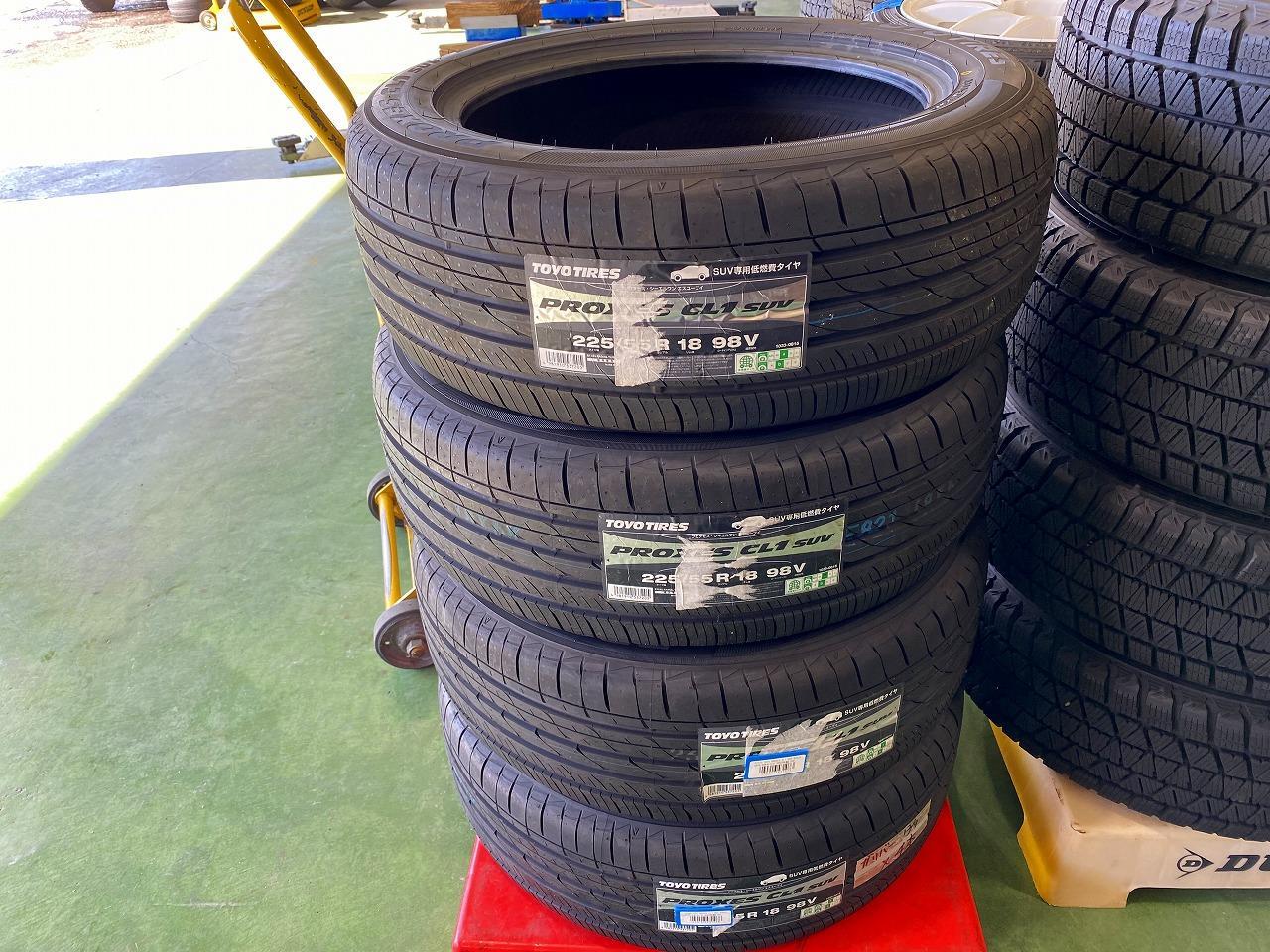 TOYO(トーヨー) PROXES CL1 SUV 225/55R18 4本 2022年製 新品! ミニバン専用タイヤ! | カー用品 タイヤ 18インチタイヤを通販で購入する | 中古カー ...