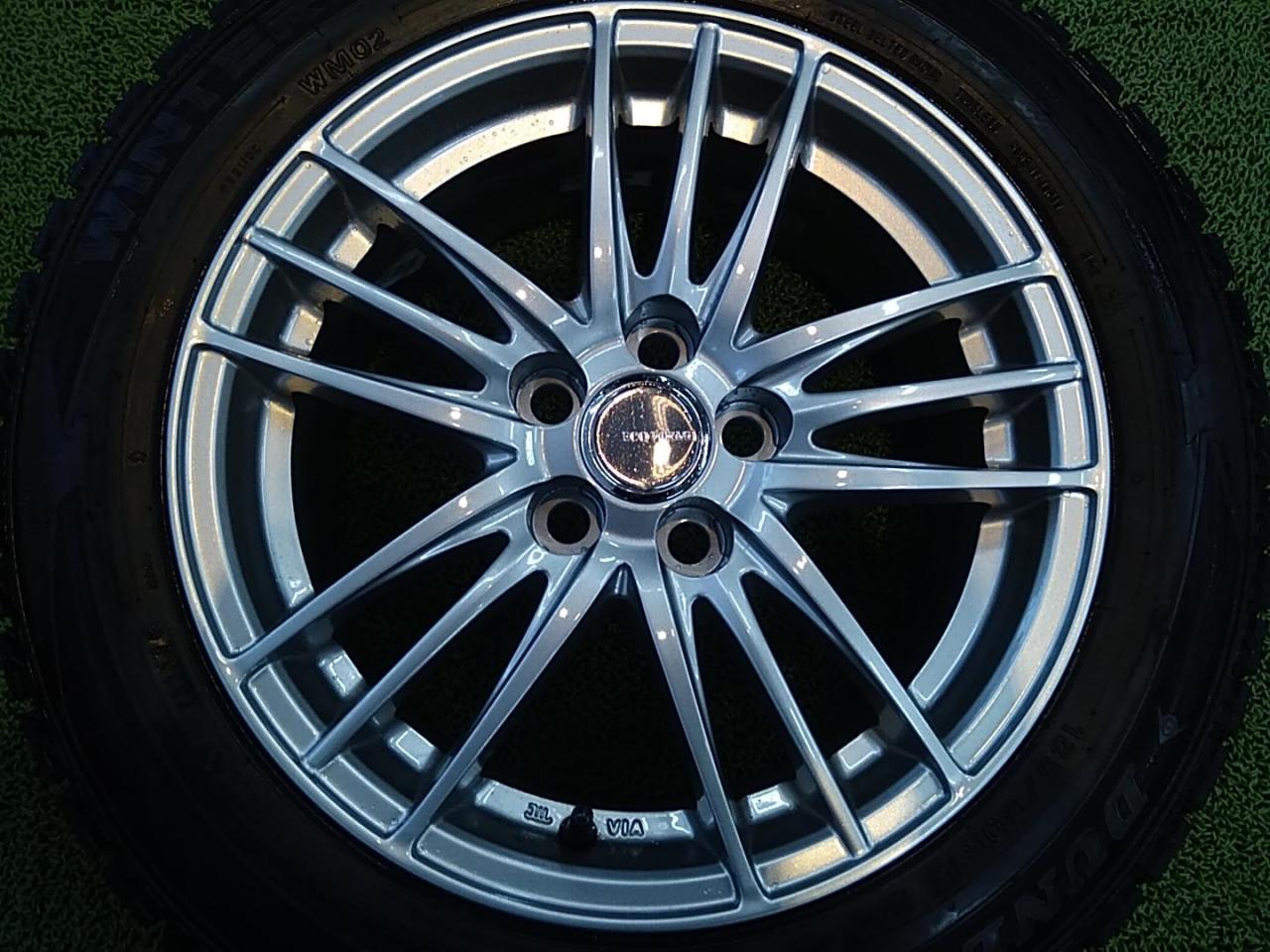 BRIDGESTONE ECO FORME SE-18 + DUNLOP WINTERMAXX WM02 | カー用品 スタッドレスタイヤホイールセット 15インチスタッドレスタイヤホイール ...