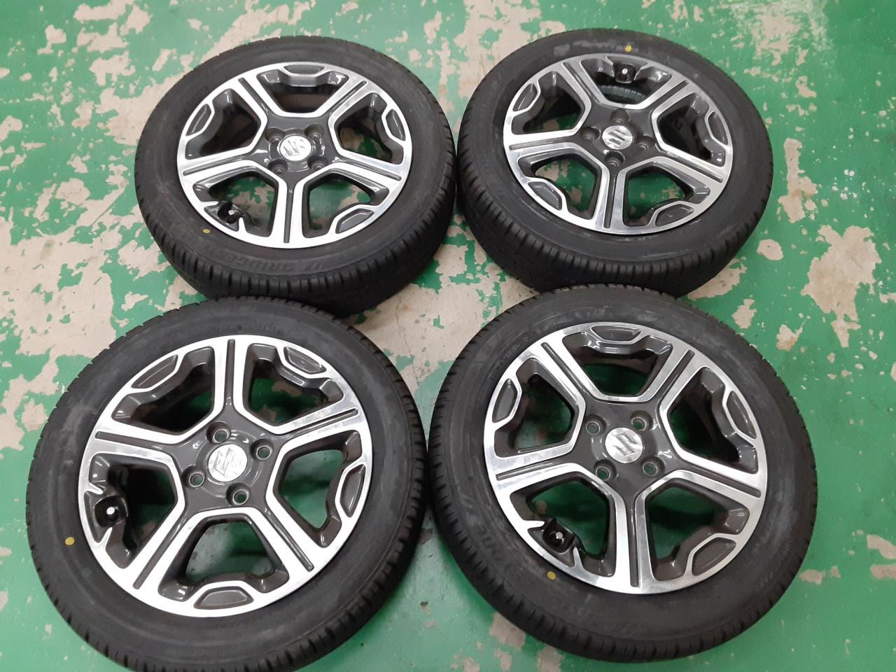 スズキ純正(SUZUKI) ハスラー純正アルミ + BRIDGESTONE(ブリヂストン) ECOPIA NH100C | カー用品 タイヤ ...