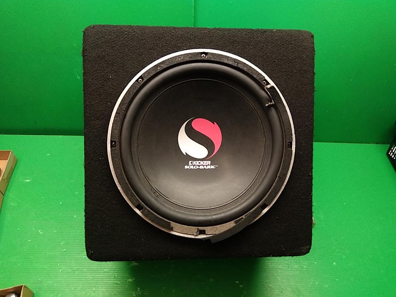 KICKER SOLO-BARIC S12D? + BOX | 中古品 | アップガレージ 長崎佐世保店 | カー用品 スピーカー サブ ...