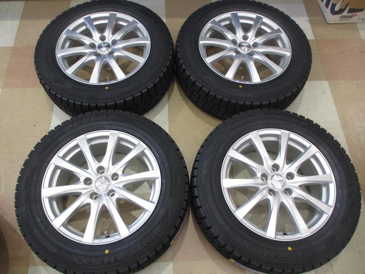 ★冬物大特価★weds ravrion RS01 + DUNLOP(ダンロップ) DUNLOP WINTER MAXX WM02 | カー用品 スタッドレスタイヤホイールセット 17インチ ...