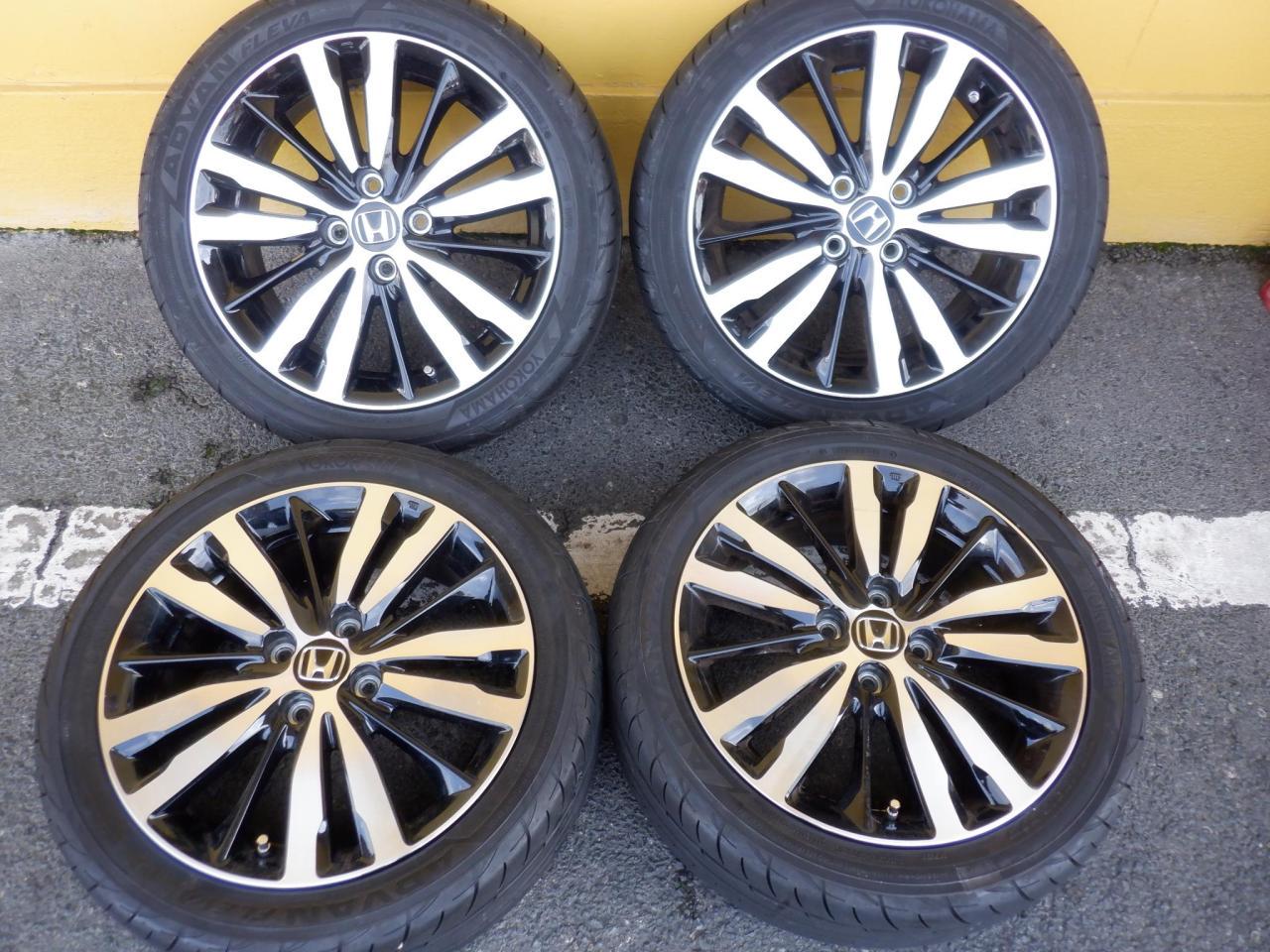 ホンダ純正(HONDA) ホンダ純正 フィットRS GK5純正ホイール + YOKOHAMA(ヨコハマ) ADVAN FLEVA | 中古品 ...