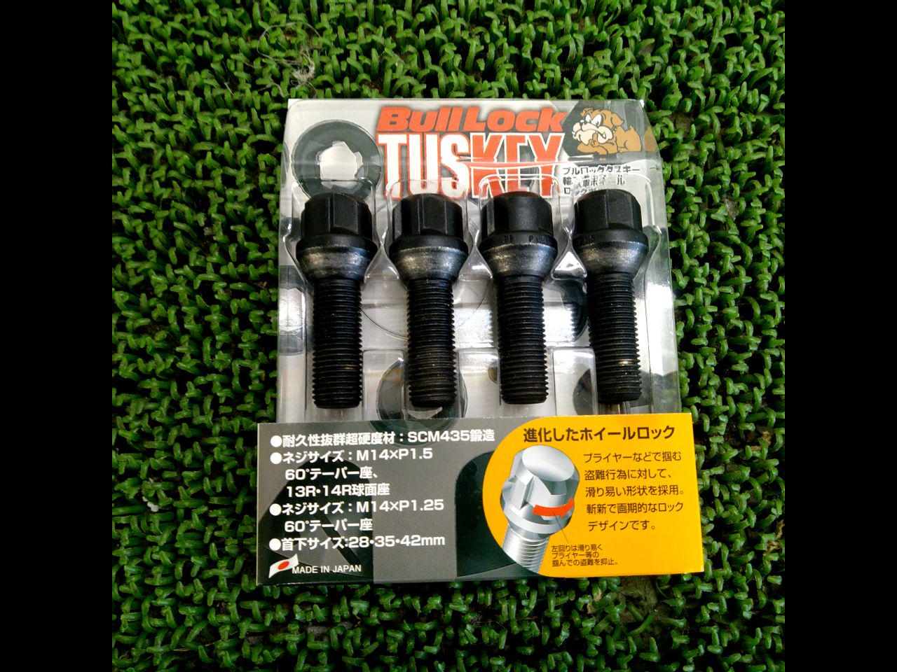 KYOEI BULL LOCK TUSKEY 4本セット M14xP1.5 テーパー 首下35mm | カー用品 タイヤホイール関連 取付 ...