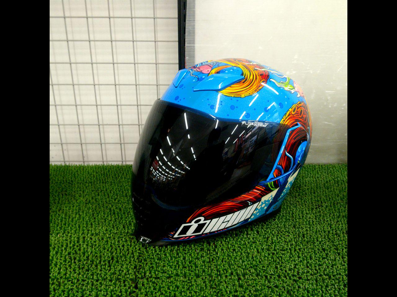 値下げ! iCON AIRFLITE INKY サイズL(59-60cm) | 中古品 | アップガレージ ライダース福岡マリナ店 | バイク ...