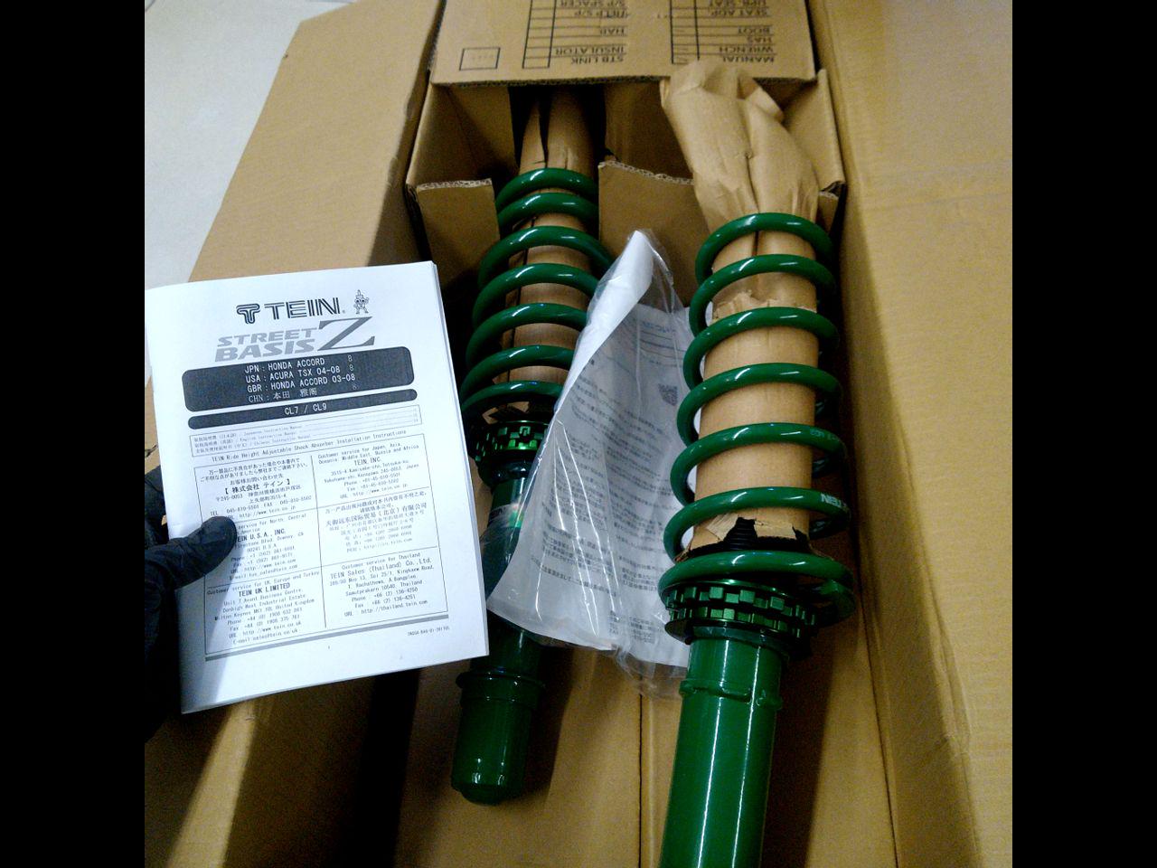 【アコード/CL7/CL9】 TEIN STREET BASIS Z ネジ式車高調 【値下げしました】 | カー用品 足まわり 車高調を通販で購入する | 中古カー＆バイク用品の販売ならアップガレージ