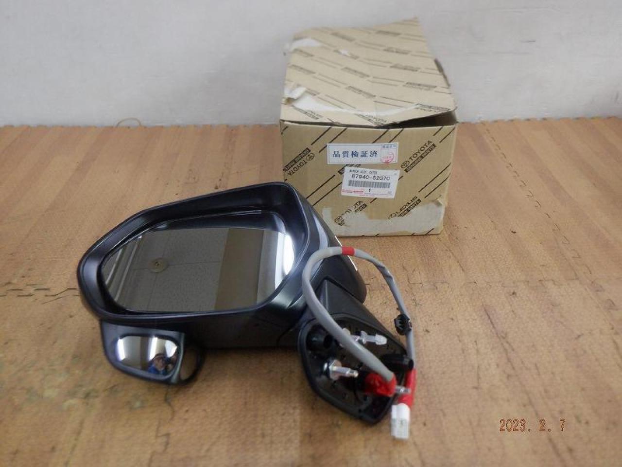 【左側のみ】トヨタ純正(TOYOTA) 純正ドアミラー 【87940-52G70】 | 新古品 | アップガレージ 美原北インター店 | カー ...