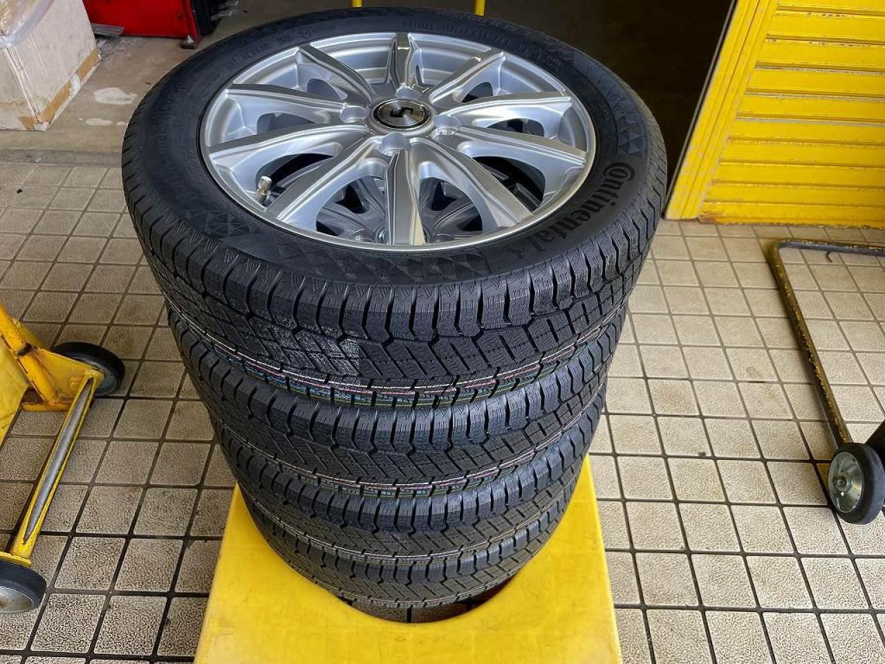 【新古スタッドレスタイヤホイールセット】weds(ウェッズ) SECRET(シークレット) SH + Continental ...