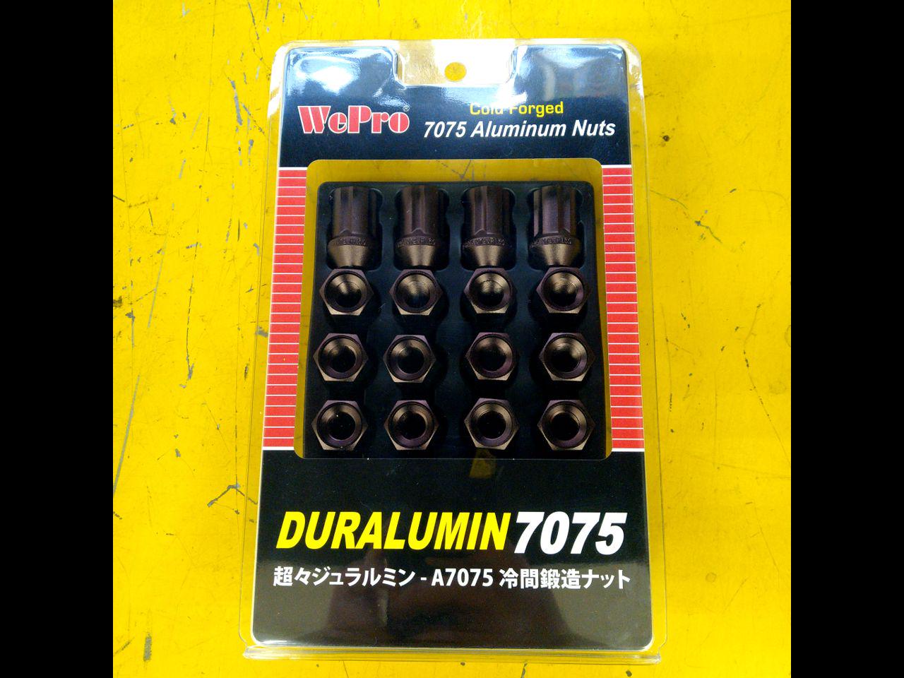 WePro DURALUMIN7075 超々ジュラルミン A7075 冷間鍛造ナット | カー用品 タイヤホイール関連 取付ナットを通販で購入する | 中古カー＆バイク用品の販売ならアップガレージ