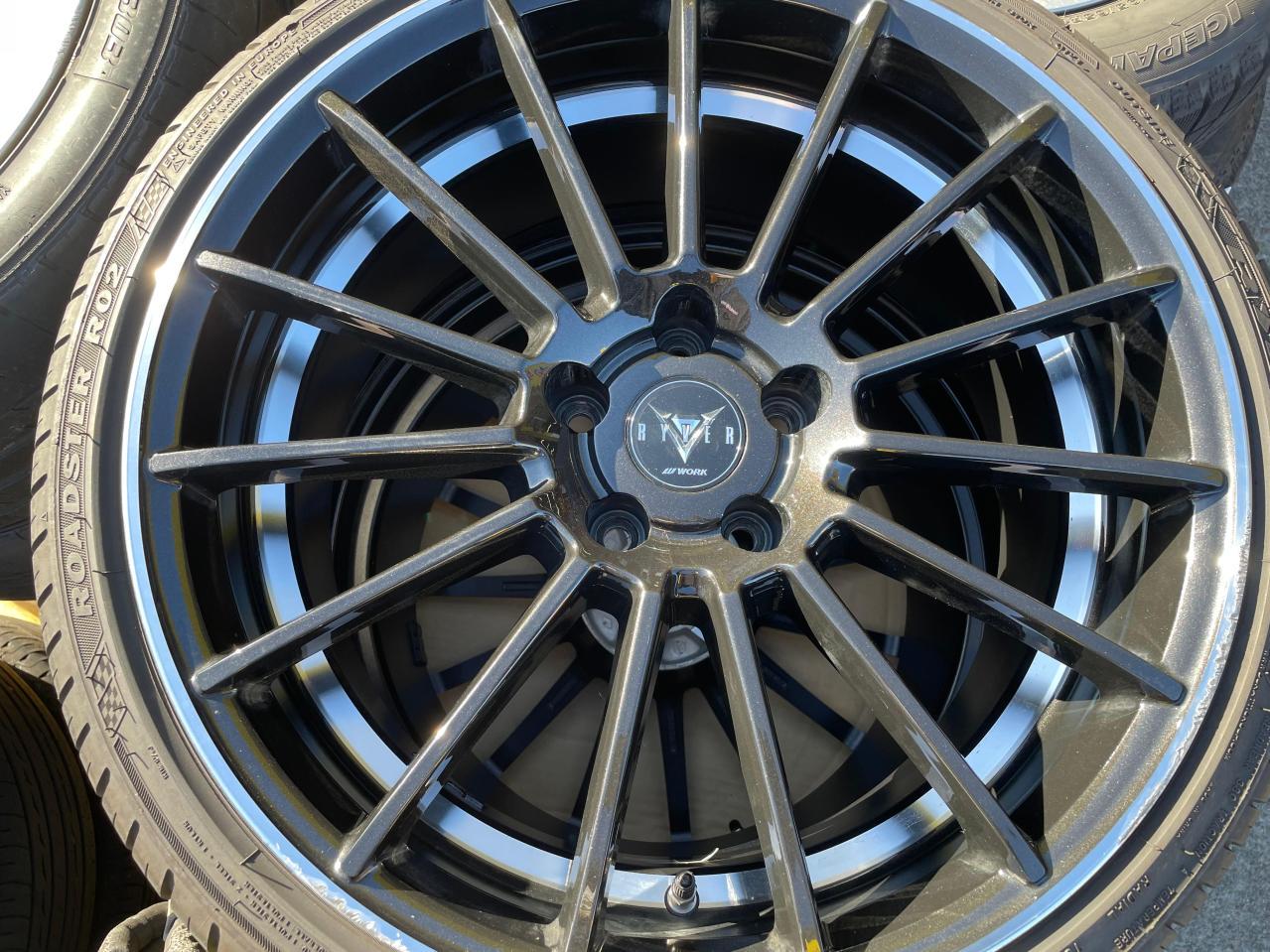 WORK(ワーク) RYVER(レイバー) F015 ホイールのみ4本 | カー用品 アルミホイール 19インチホイールを通販で購入する ...