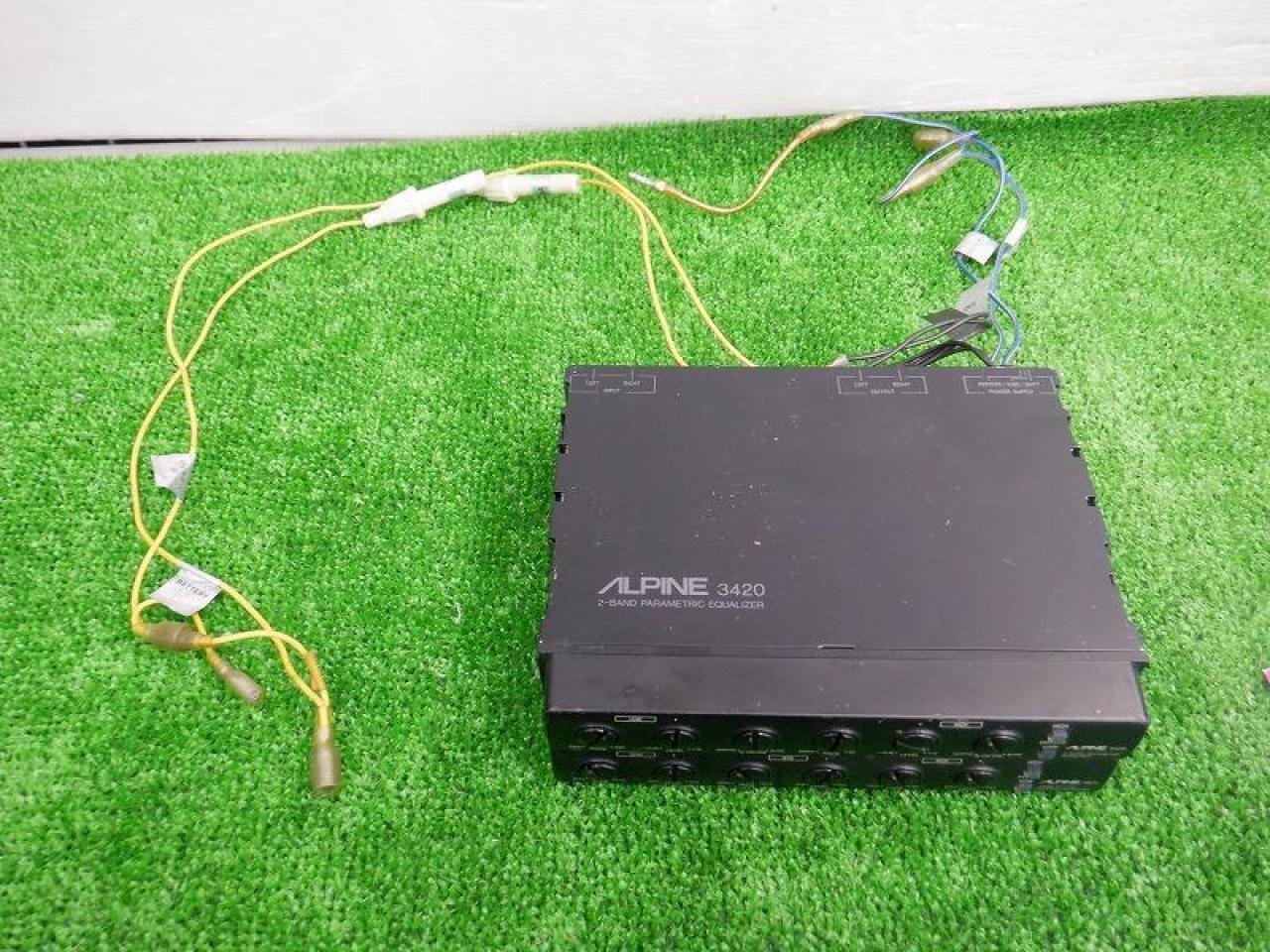 ALPINE(アルパイン) 3420 2バンドパラメトリックイコライザー | カー用品 アンプ イコライザーを通販で購入する | 中古カー ...