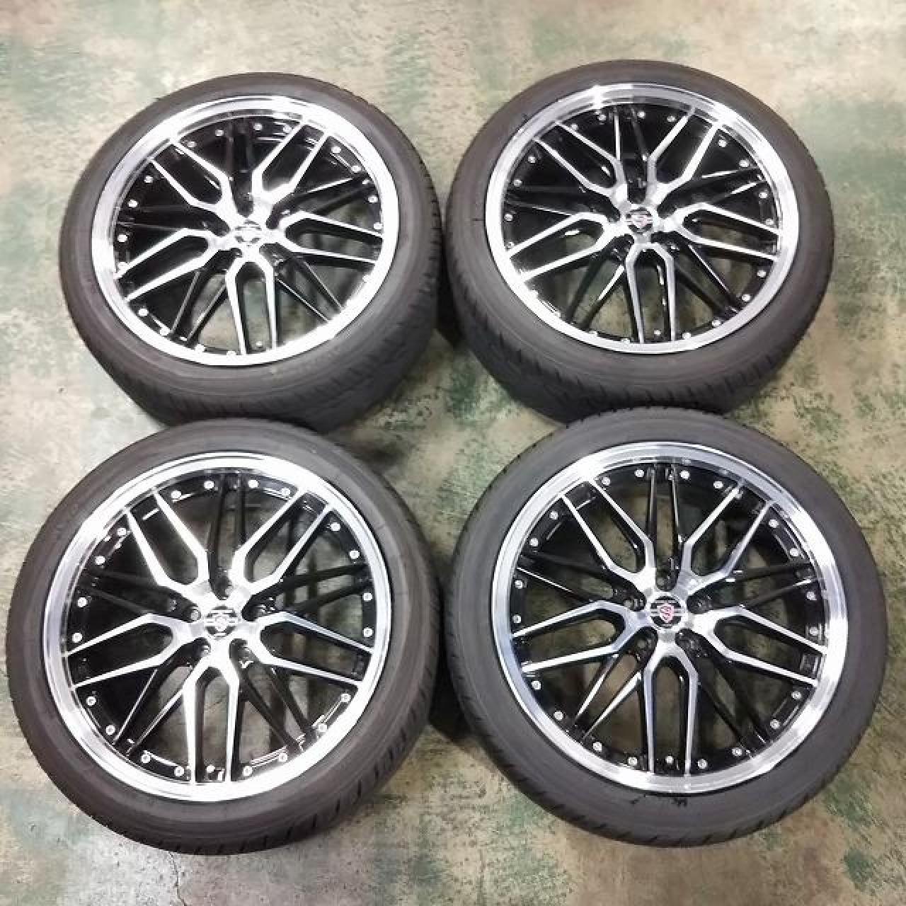 KYOHO STEINER LMX メッシュアルミホイール + YOKOHAMA AVID FNViger 245/40R20 2022年製造 | カー用品 タイヤホイールセット 20インチ ...