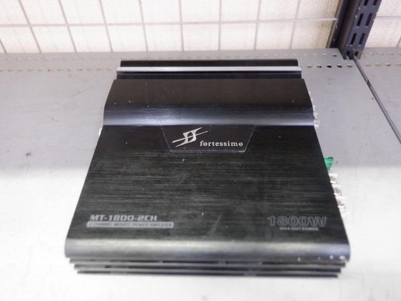 fortessimo MT-1800-2CH | カー用品 アンプを通販で購入する | 中古カー＆バイク用品の販売ならアップガレージ