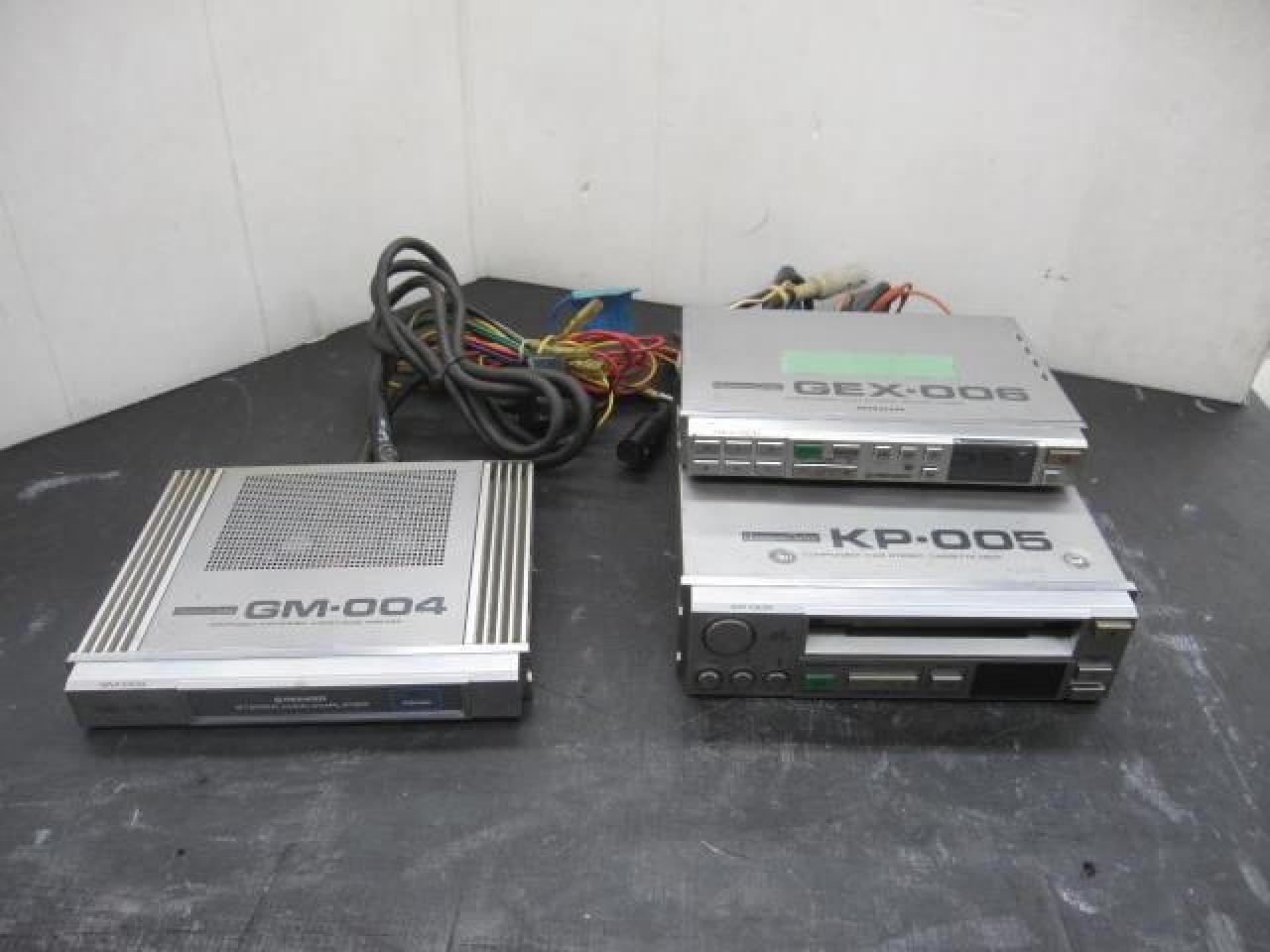 PIONEER Lonesome Car-boy(ロンサムカーボーイ) カセットデッキ KP-005 + AM/FMチューナー GEX-006 + アンプユニット GM-004 | わけあり ...