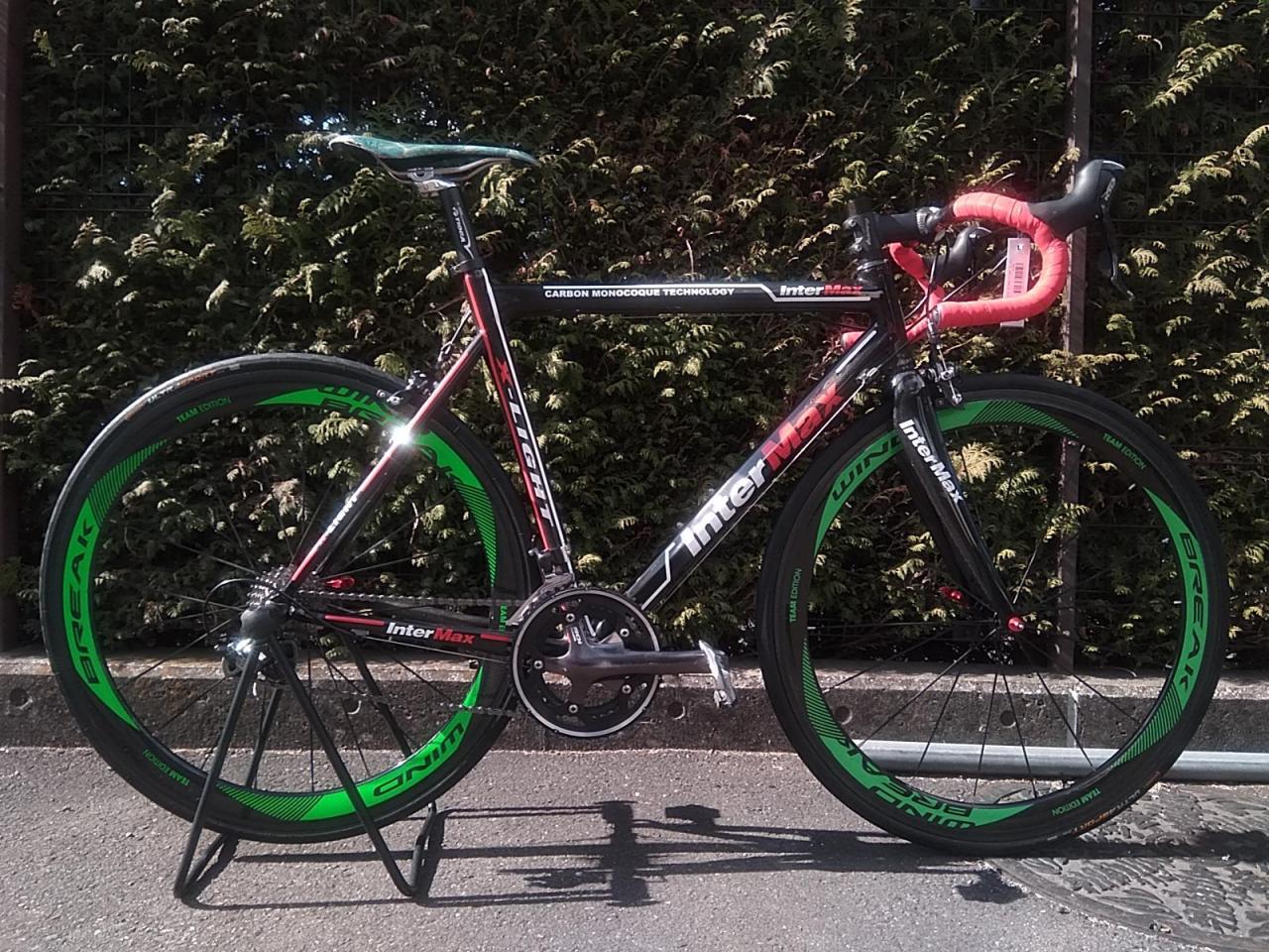※さらに大幅値下げ!!※INTERMAX X-LIGHT カーボンフレームロードバイク 2009年モデル | ロードバイクを通販で購入する | 中古自転車・自転車パーツを購入するならアップガレージ