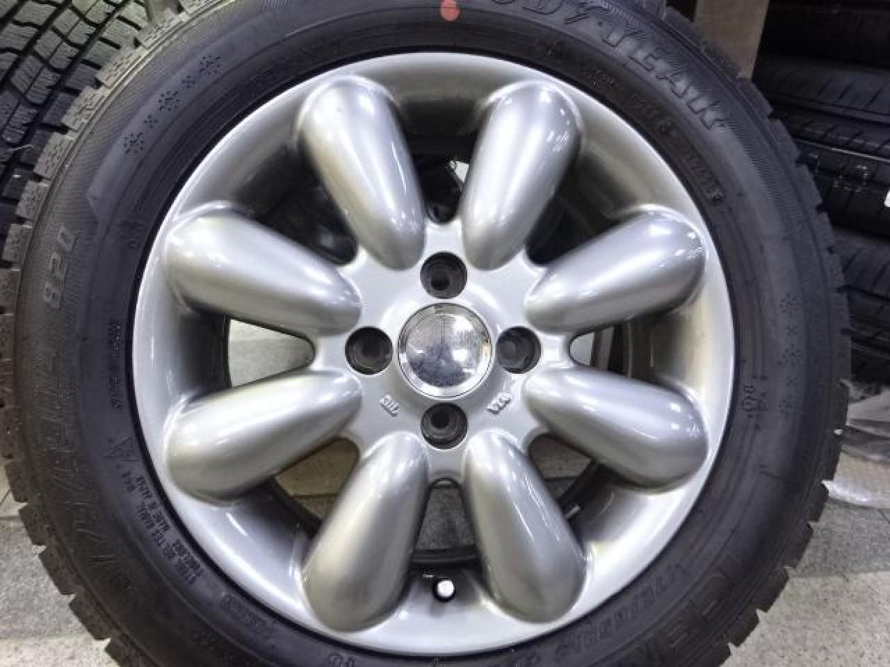 【フィアット500サイズ】MLJ HYPERION PINO + GOODYEAR ICE NAVI 7 | カー用品 スタッドレスタイヤ ...