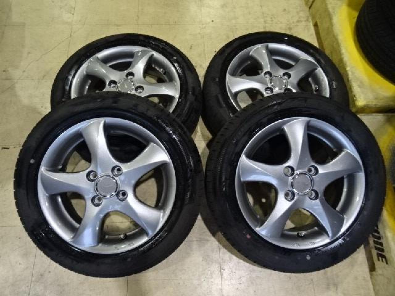 BRIDGESTONE(ブリヂストン) TOPRUN RD5 + DUNLOP(ダンロップ) ENASAVE EC300+ | カー用品 タイヤホイールセット 14インチタイヤホイールセットの ...