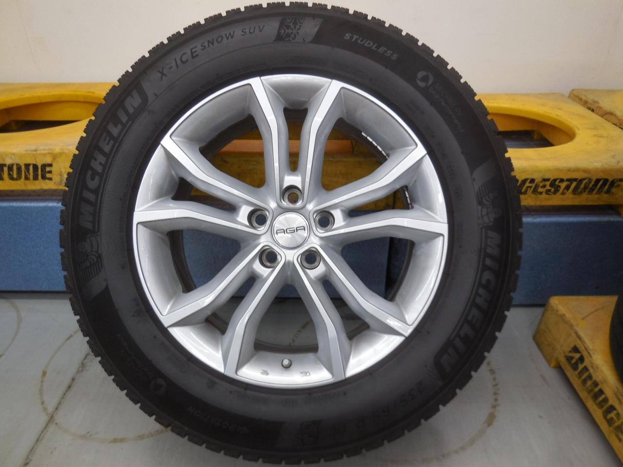 ★今が一番お買い得!!★TARGA(タルガ) AGA(エージーエー) 5本ツインスポーク + MICHELIN(ミシュラン) X-ICE SNOW SUV | カー用品 スタッドレスタイヤ ...