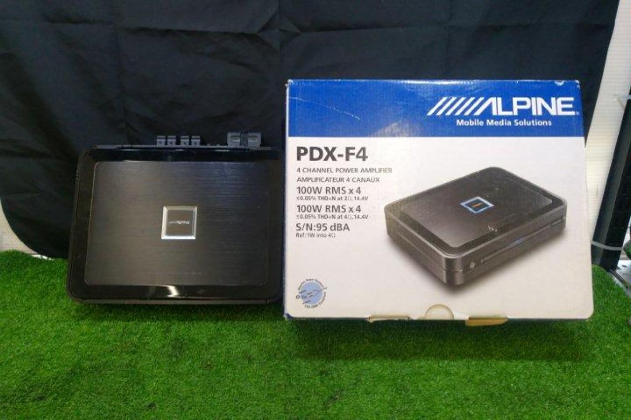 ワケアリ ALPINE PDX-F4 | カー用品 アンプを通販で購入する | 中古カー＆バイク用品の販売ならアップガレージ