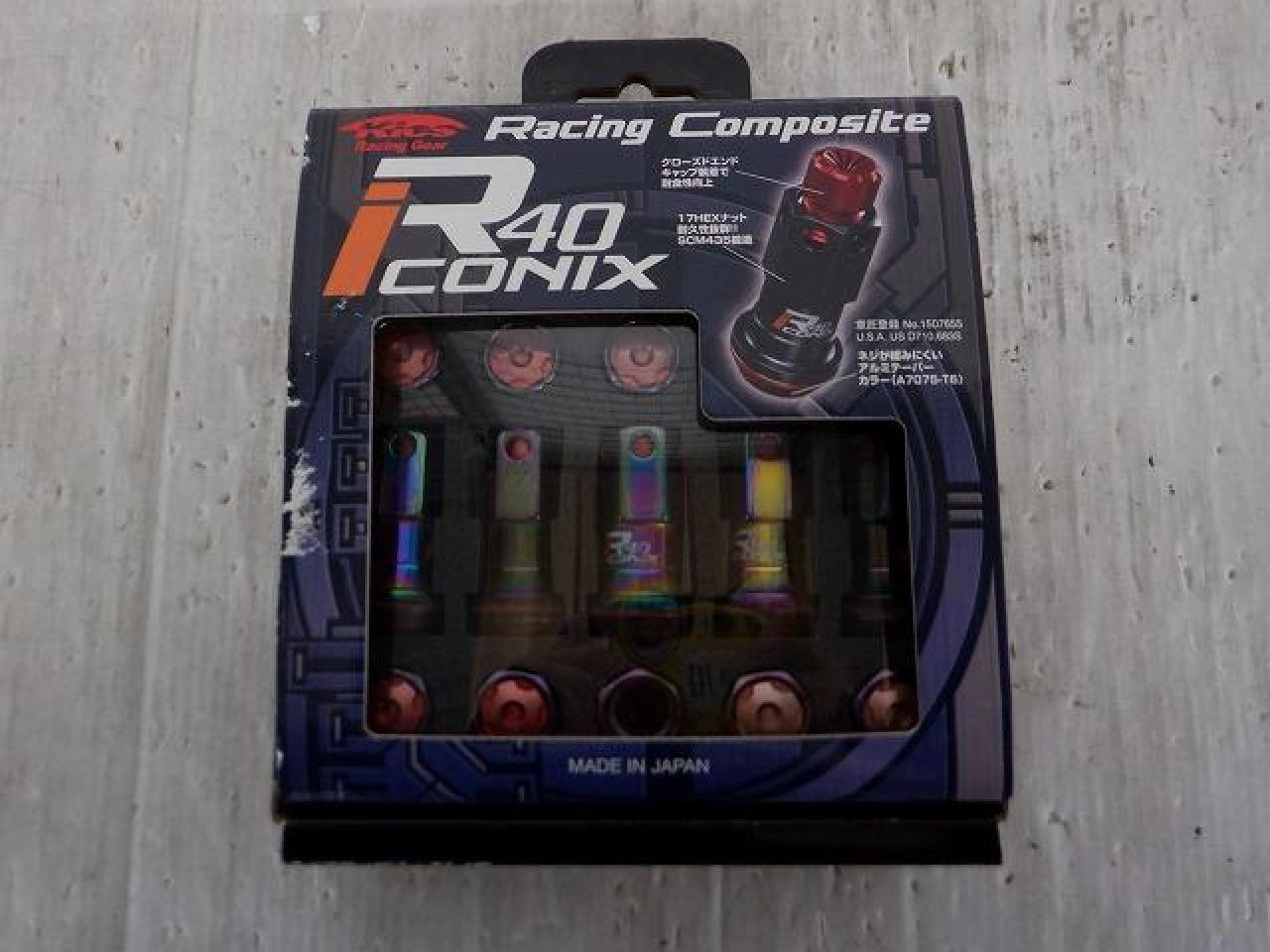 値下げしました!! KICS Racing Composito R40 ICONIX ナット 【RIA13NR NC】 | カー用品 タイヤ ...