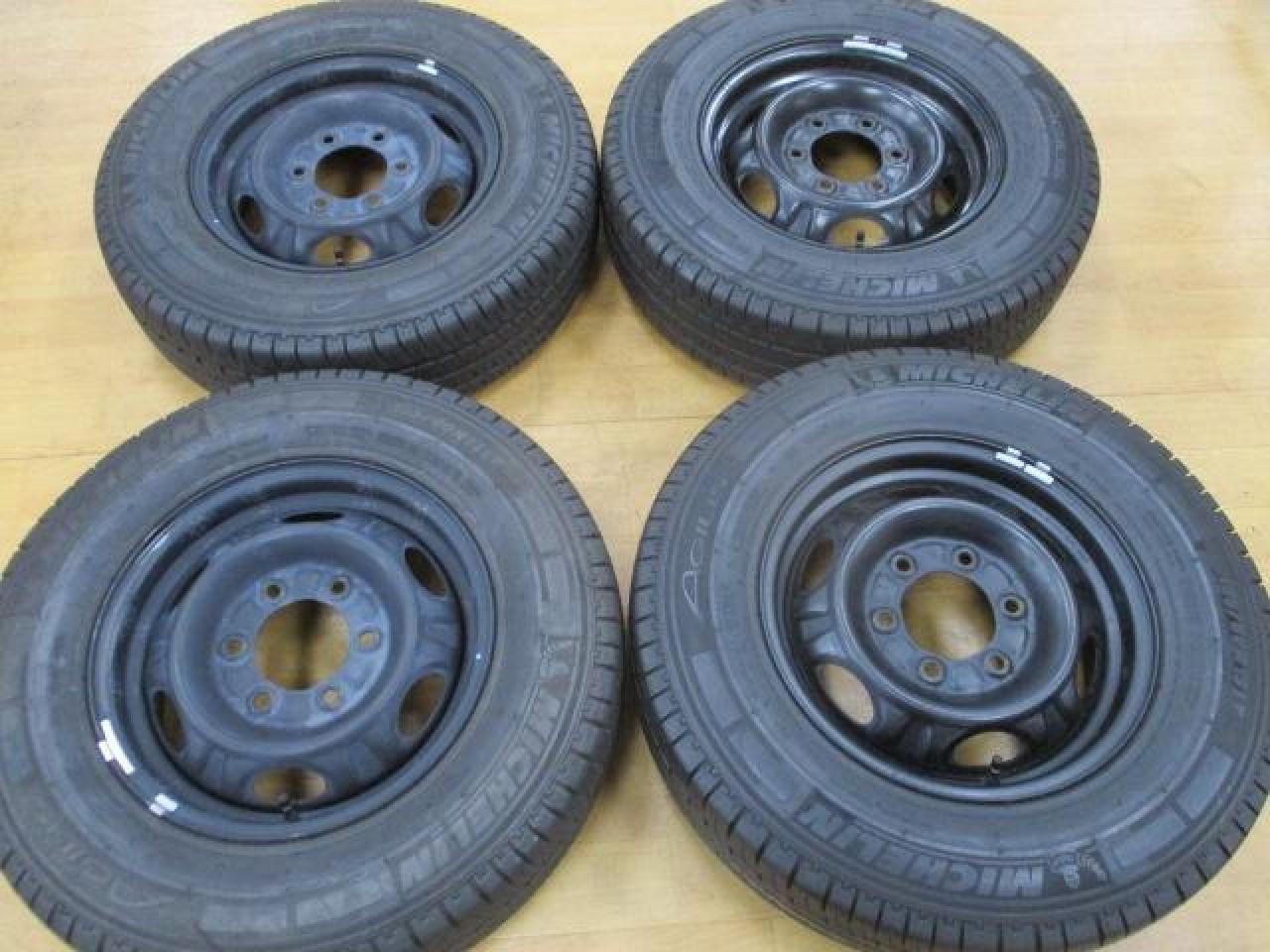 日産純正(NISSAN) NV350キャラバン 純正スチールホイール + MICHELIN AGILIS(2019年製造) | 中古品 ...