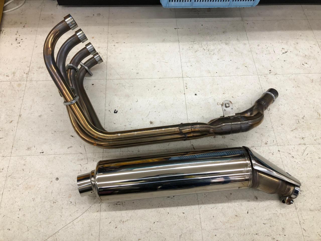 HONDA(ホンダ) CB400 SUPER FPUR 純正エキゾーストマフラー [SANKEI 2415] 2分割 | バイク用品 マフラー ...