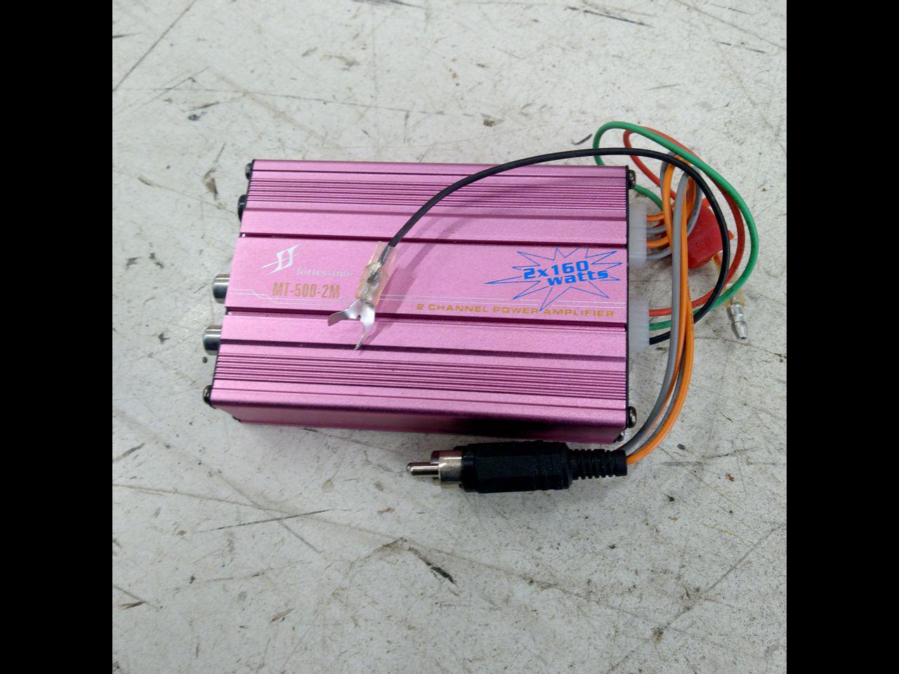 fortessimo MT-500-2M 2chパワーアンプ | カー用品 アンプを通販で購入する | 中古カー＆バイク用品の販売ならアップガレージ