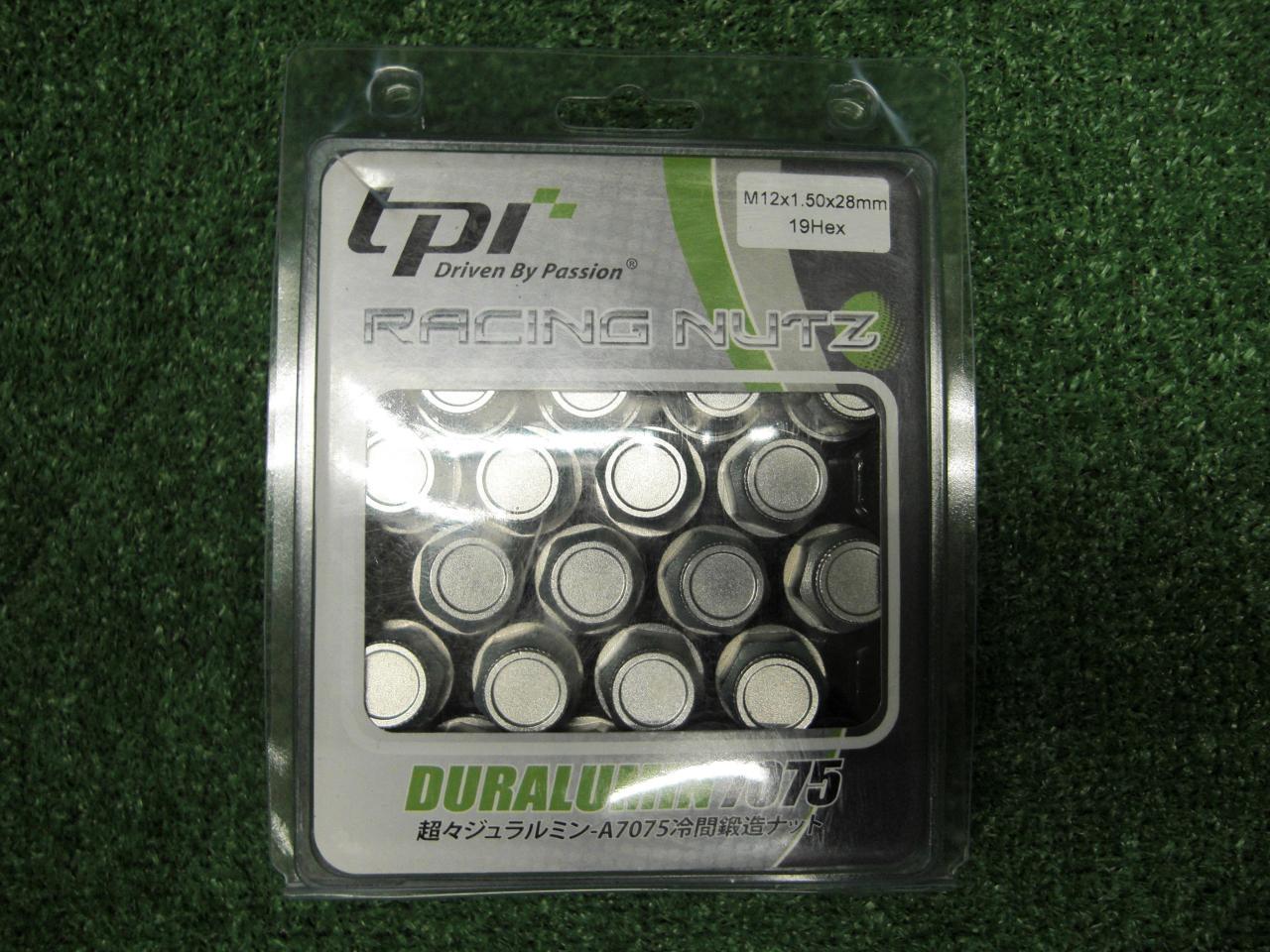 TPI RACING NUTS DURALUMIN 7075 M12x1.50x28mm 19HEX 20個 W04318 | カー用品 ...