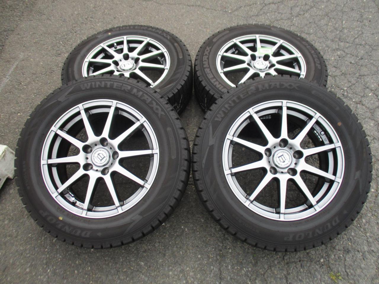 TECHNOPIA(テクノピア) Aphrodite 10本スポーク + DUNLOP(ダンロップ) WINTERMAXX WM02 215/60R16 | カー用品 スタッドレスタイヤ ...