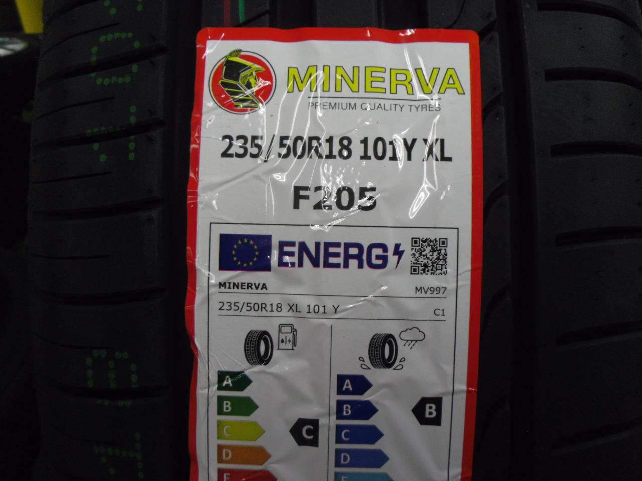 MINERVA(ミネルバ) F205 235/50R18 4本セット 未使用品 | カー用品 タイヤ 18インチタイヤを通販で購入する | 中古カー＆バイク用品の販売ならアップガレージ