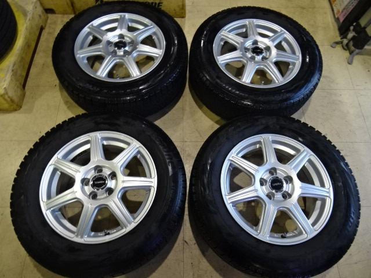 BRIDGESTONE TOPRUN R7 + BRIDGESTONE BLLIZAK VRX2 (別倉庫保管の為確認に日数を頂きます) | カー用品 スタッドレスタイヤホイールセット 15 ...