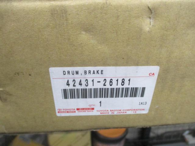 【未使用★】トヨタ純正(TOYOTA) ブレーキドラム 42431-26181 | カー用品 ブレーキ系 その他ブレーキ系を通販で購入する ...