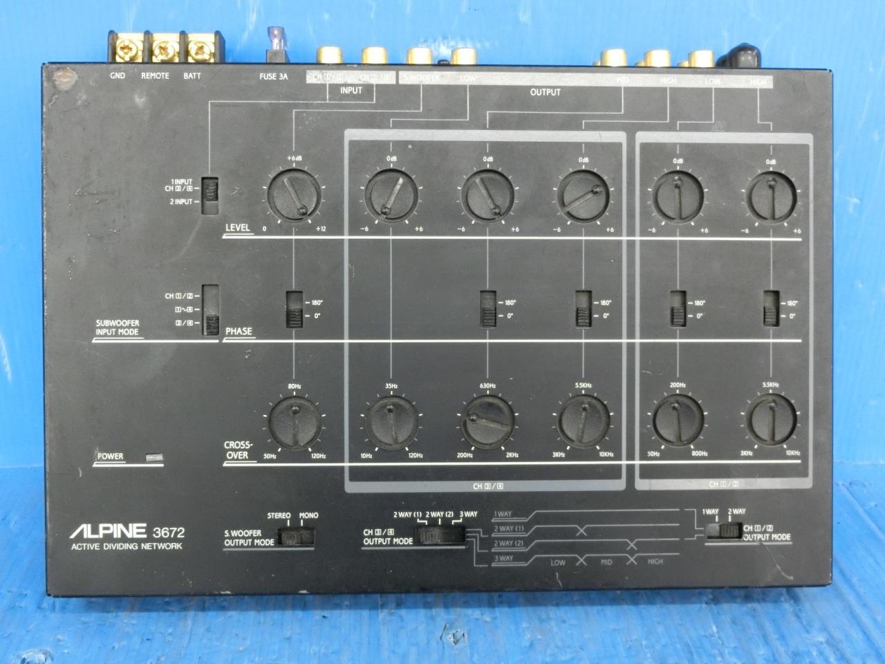 ALPINE 3672 ネットワーク | カー用品 スピーカー その他スピーカーを通販で購入する | 中古カー＆バイク用品の販売ならアップガレージ