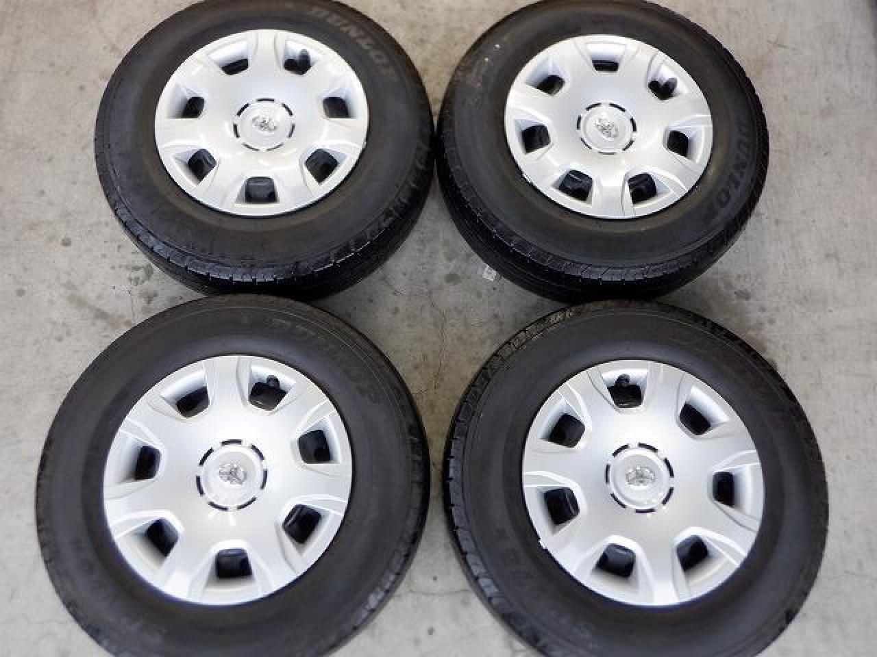 8トヨタ純正(TOYOTA) ハイエース 200系純正スチール + DUNLOP SP175N | カー用品 タイヤホイールセット 15インチ ...
