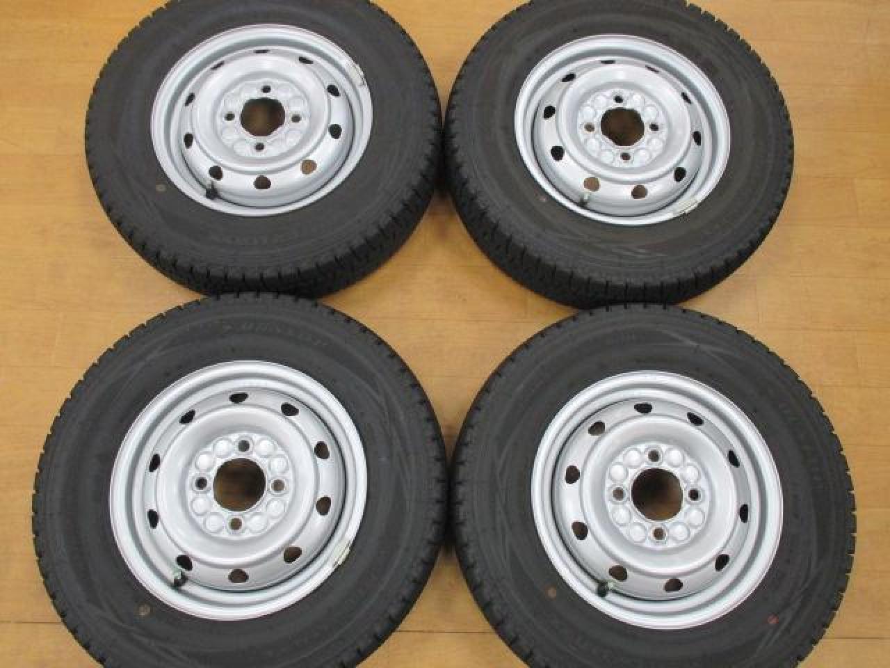 TOPY(トピー) スチールホイール + DUNLOP WINTERMAXX SV01(2021年製造) ★軽トラック!!軽バン!!★ ...