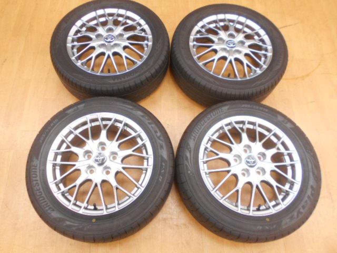 トヨタ純正 VOXY/80系 ZS 煌Ⅱ 純正BBSホイール + BRIDGESTONE playz PXⅡ(21年製x2 ...