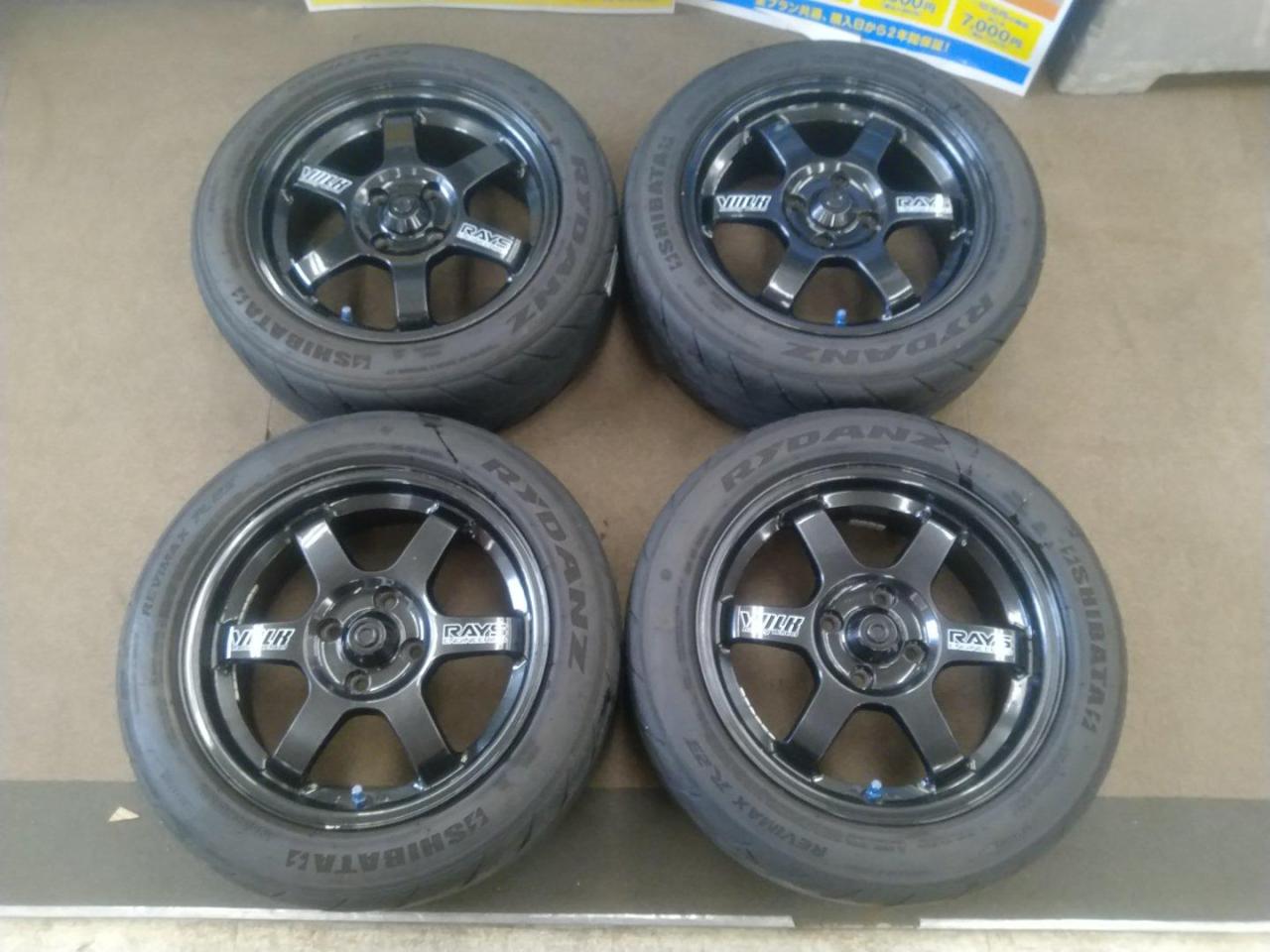 RAYS VOLK RACING TE37 + SHIBATA RYDANZ REVIMAX R23 | カー用品 タイヤホイールセット 15 ...