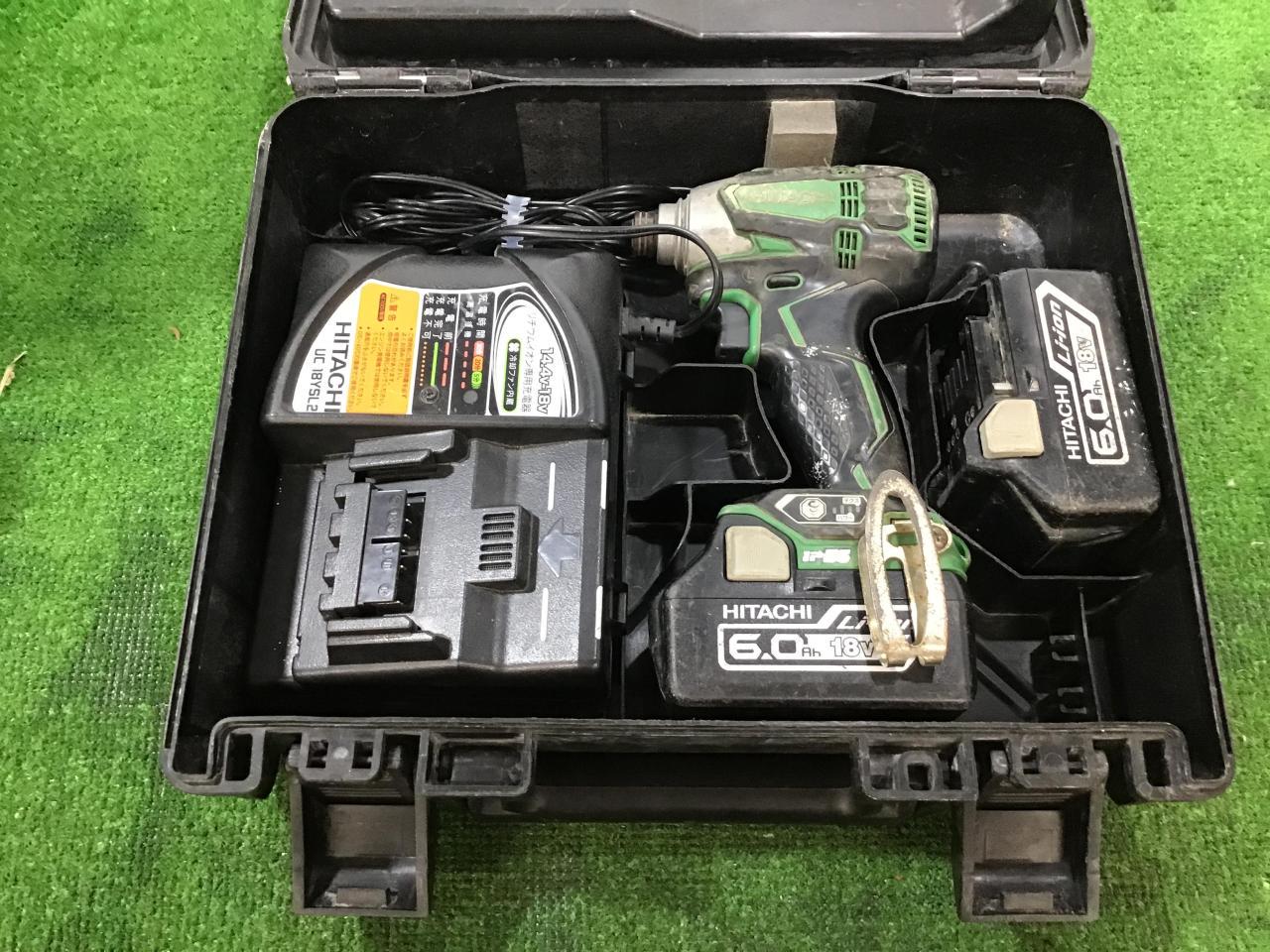 日立(HIKOKI) [WH18DDL2(2LXPX)] 18V コードレスインパクトドライバ/充電式インパクトドライバ (グリーン) 1セット | 総合リユース ドリル、ドライバ インパクト ...