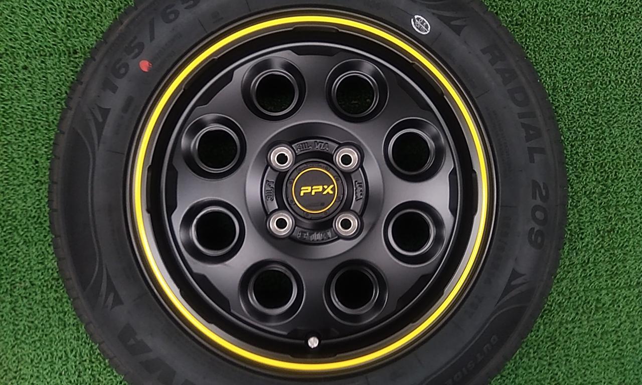 KYOHO(共豊) PPX MIL:8 + MINERVA 209 | カー用品 タイヤホイールセット 14インチタイヤホイールセットを通販で購入する | 中古カー＆バイク用品の販売ならアップガレージ