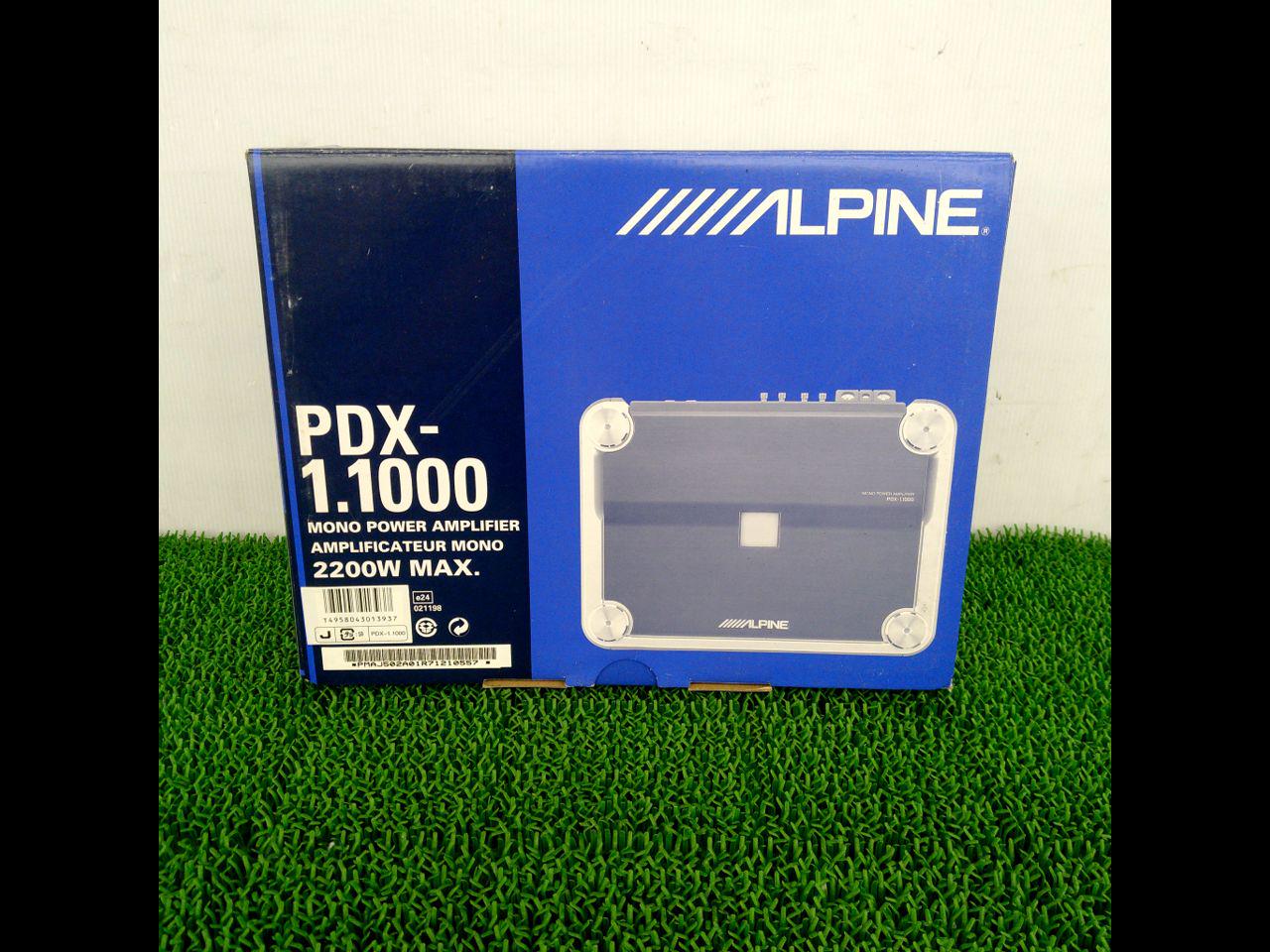 ALPINE(アルパイン) PDX-1.1000 1000Wx1ch モノラルパワーアンプ W02085 | 新古品 | アップガレージ ...