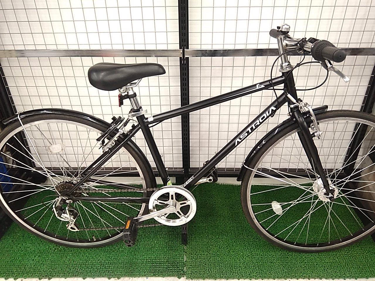 遠藤商事 ASTROIA 700C1x6Sクロスバイク ブラック | クロスバイクを通販で購入する | 中古自転車・自転車パーツを購入するなら ...