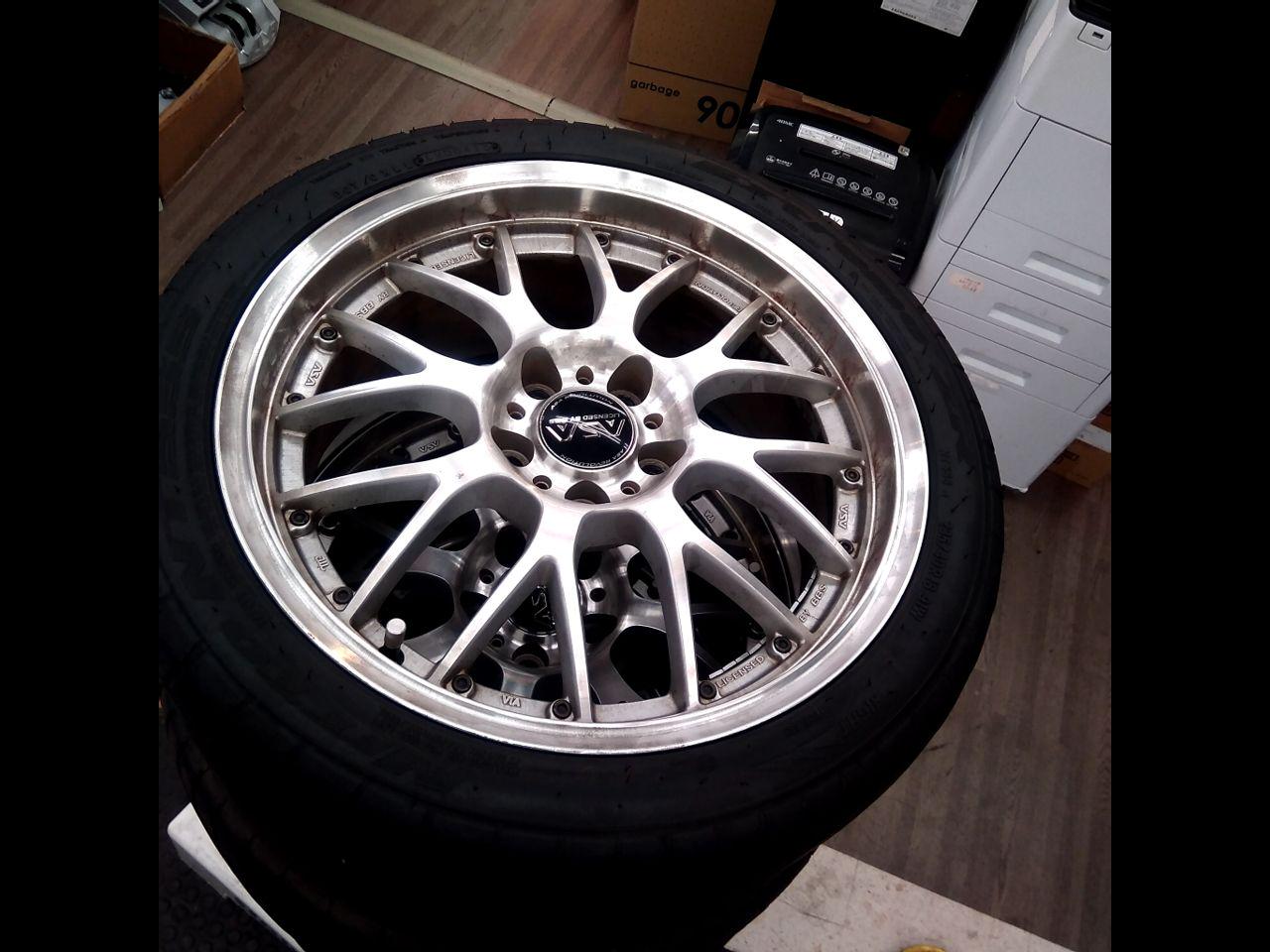 ASA REVOLUTION LICENCED BY BBS + NITTO NT555【BIGキャリパー対応♪アリスト!セドグロ!クラウンに ...