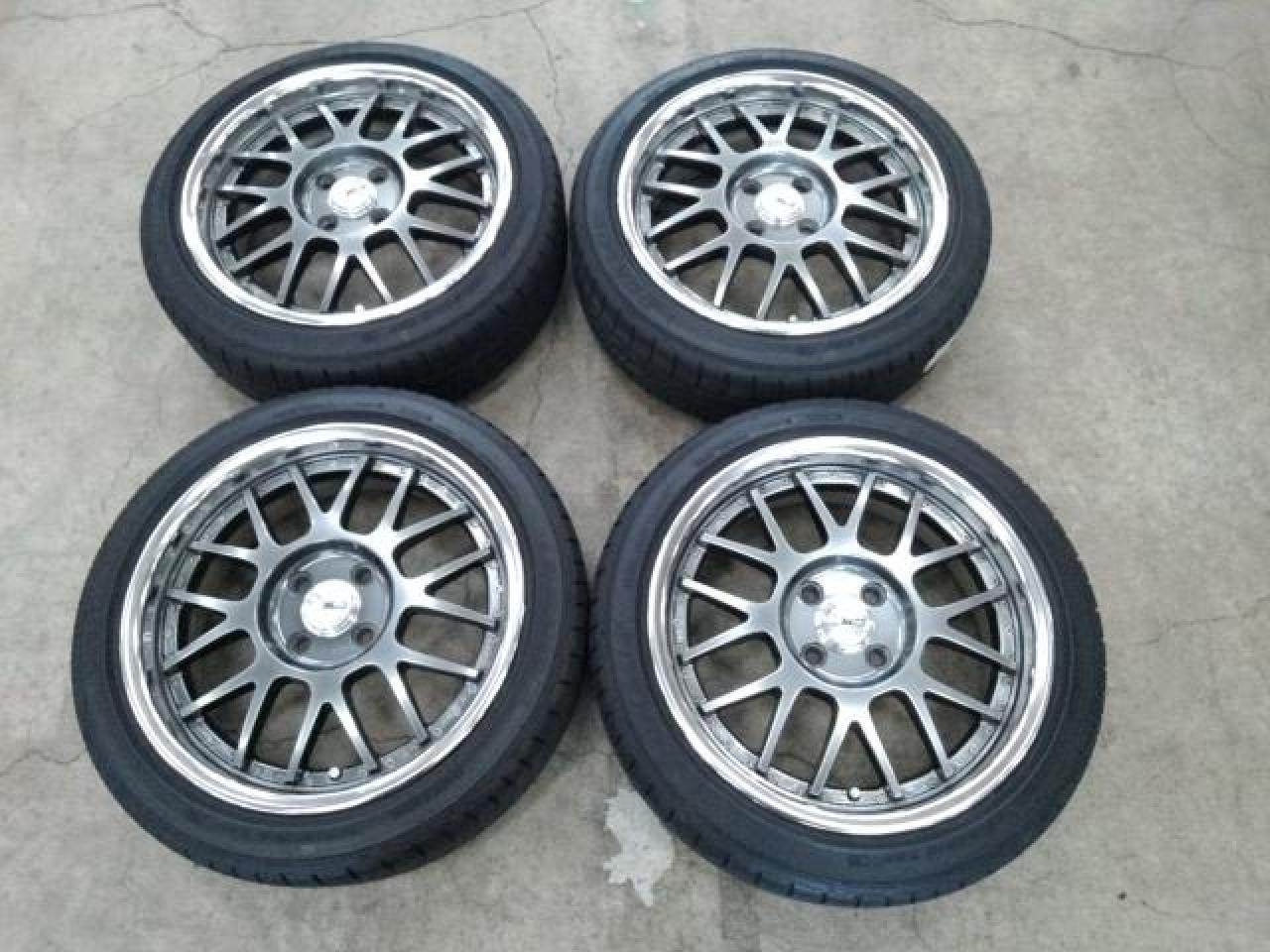 2TANABE(タナベ) Professor(プロフェッサー) SSR MS1R + DUNLOP(ダンロップ) LEMANSⅤ | カー用品 タイヤホイールセット 16インチタイヤホイール ...