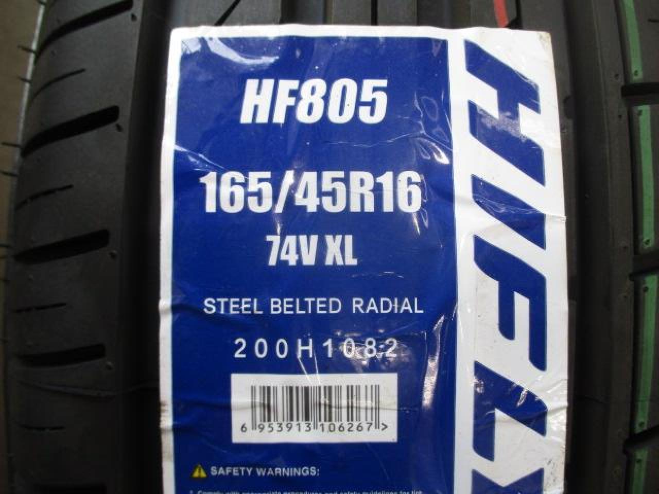 HIFLY(ハイフライ) HF805 165/45R16 4本セット 未使用品 | カー用品 タイヤ 16インチタイヤを通販で購入する ...