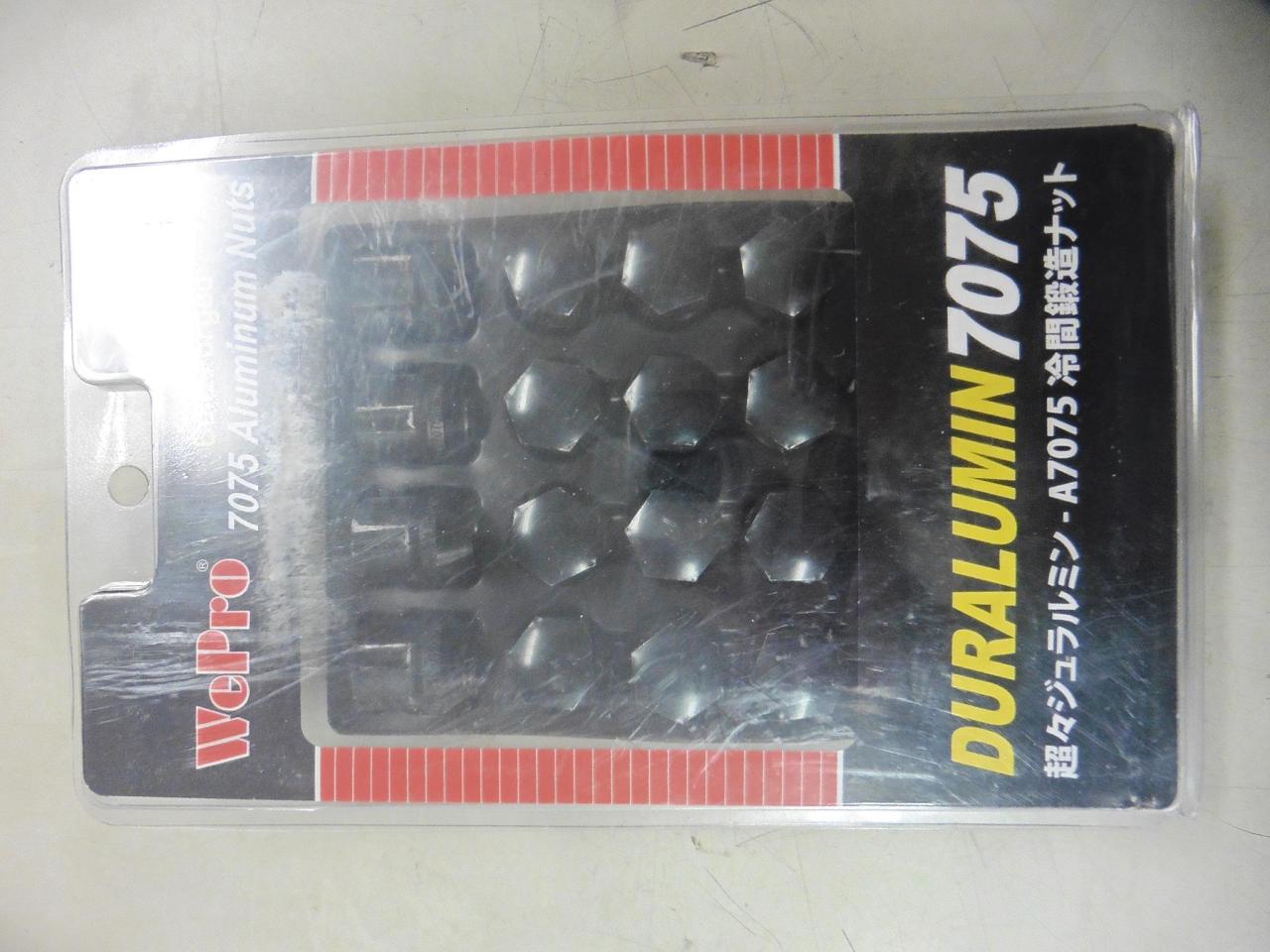 WePro 7075アルミニウムナット 超々ジュラルミン 冷間鍛造ナット | カー用品 タイヤホイール関連 取付ナットを通販で購入する | 中古カー＆バイク用品の販売ならアップガレージ