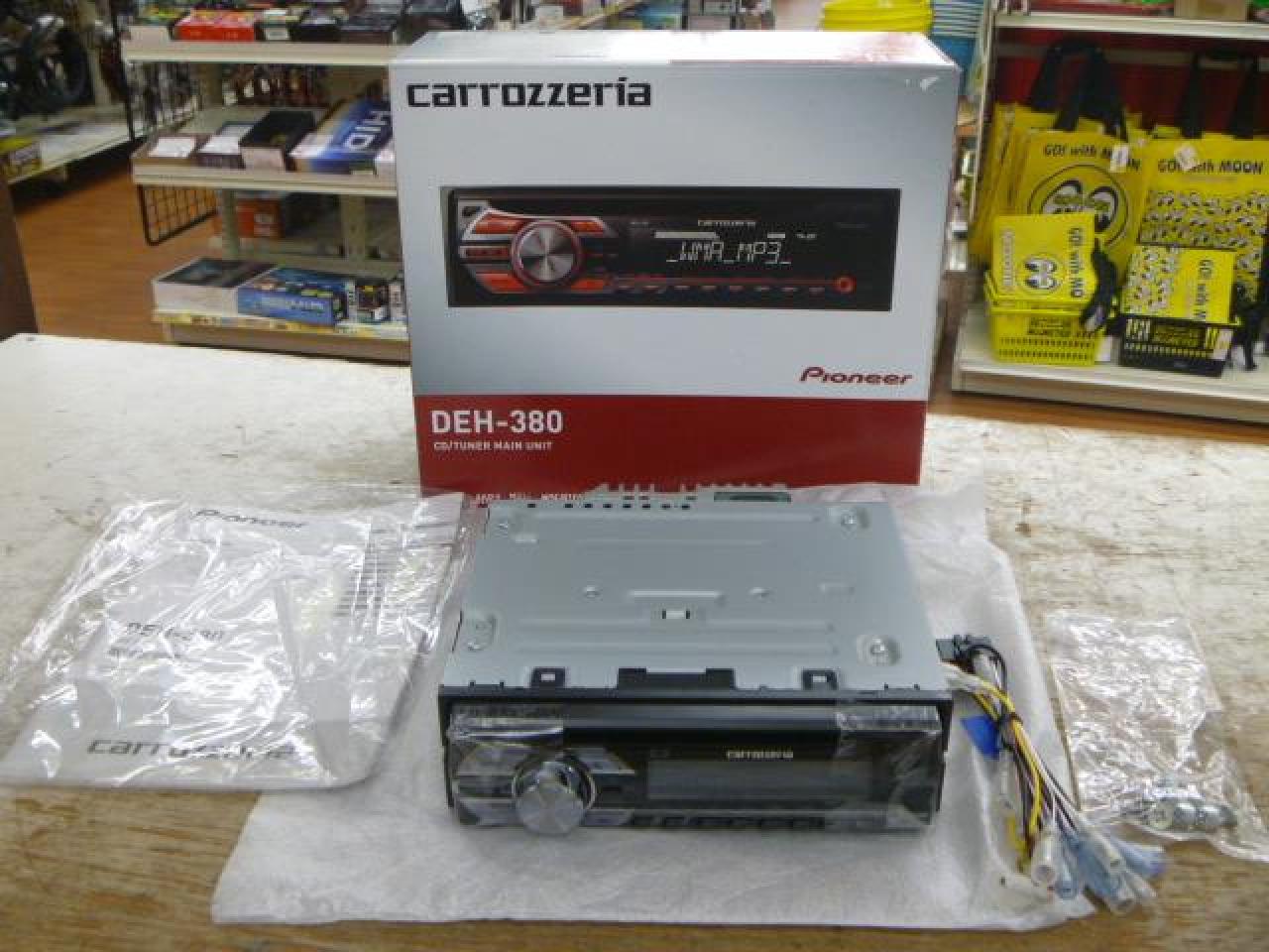 carrozzeria DEH-380 CD/AUX/MP3/WMA 2012年製 | カー用品 ヘッドユニット CD+USB/i-Pod ...