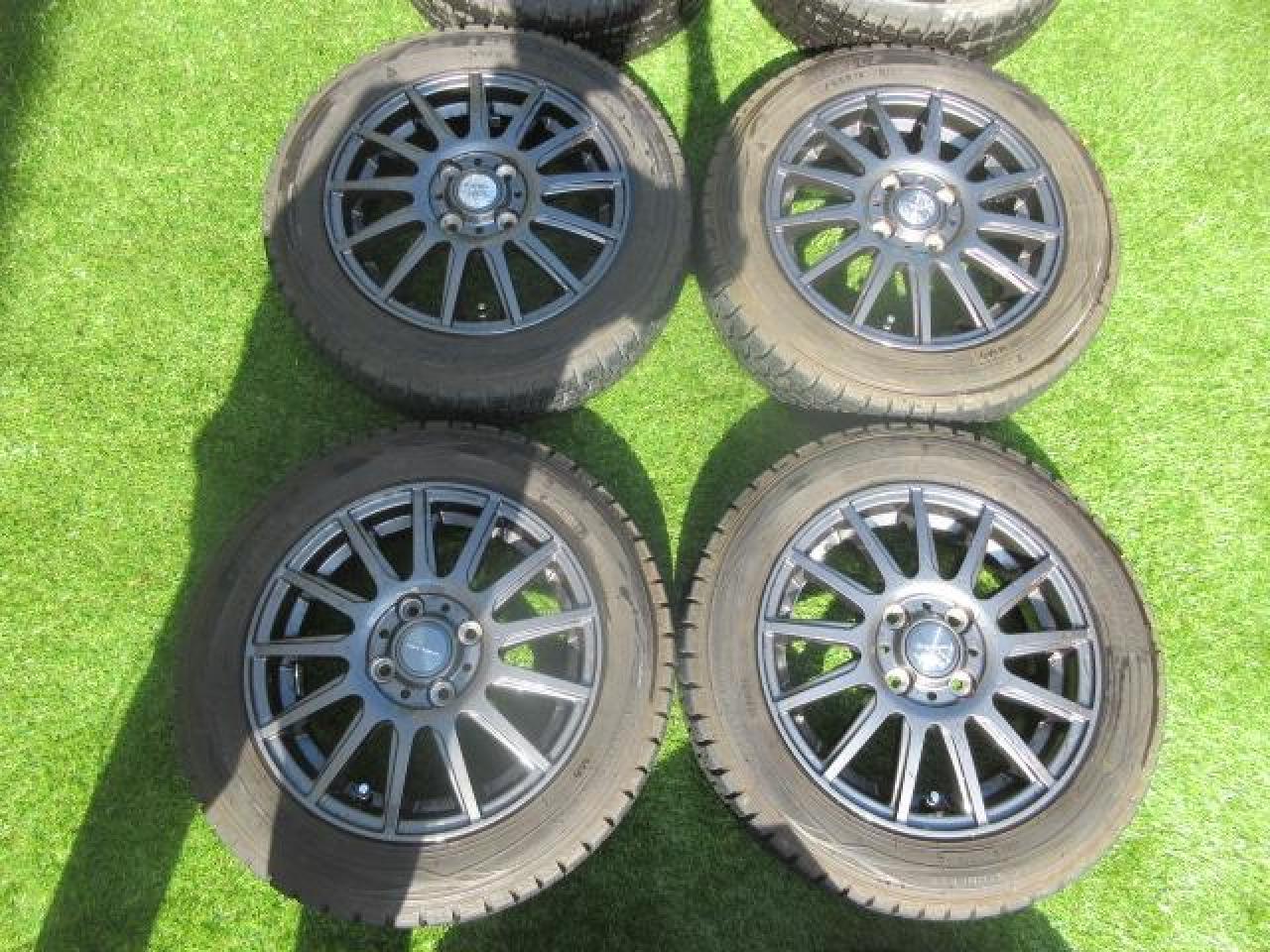 JAPAN SANYO(ジャパン三陽) ZACK(ザック) JP-205 + DUNLOP(ダンロップ) WINTERMAXX WM02 | カー用品 スタッドレスタイヤホイールセット 13 ...