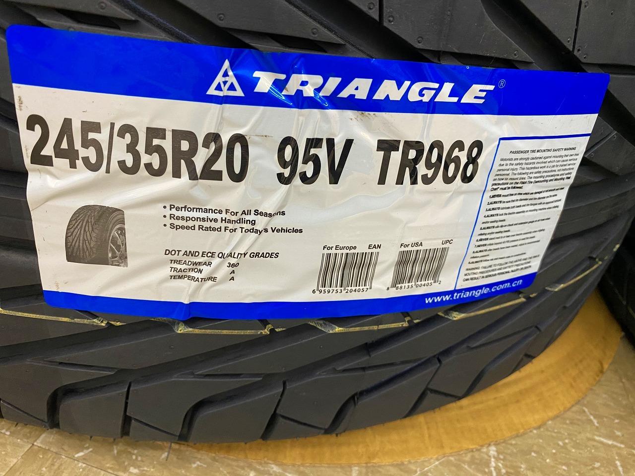 TRIAMGLE(トライアングル) TR968 245/35R20 2本 | カー用品 タイヤ 20インチタイヤを通販で購入する | 中古カー ...