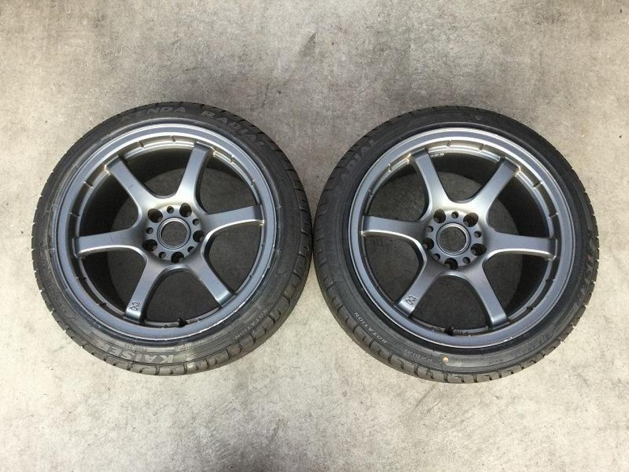 値下げしました RAYS GRAM LIGHTS 57MAXIMUM ガンブルー + KENDA KR20 2022年製未使用 | カー用品 タイヤホイールセット 17インチタイヤホイール ...