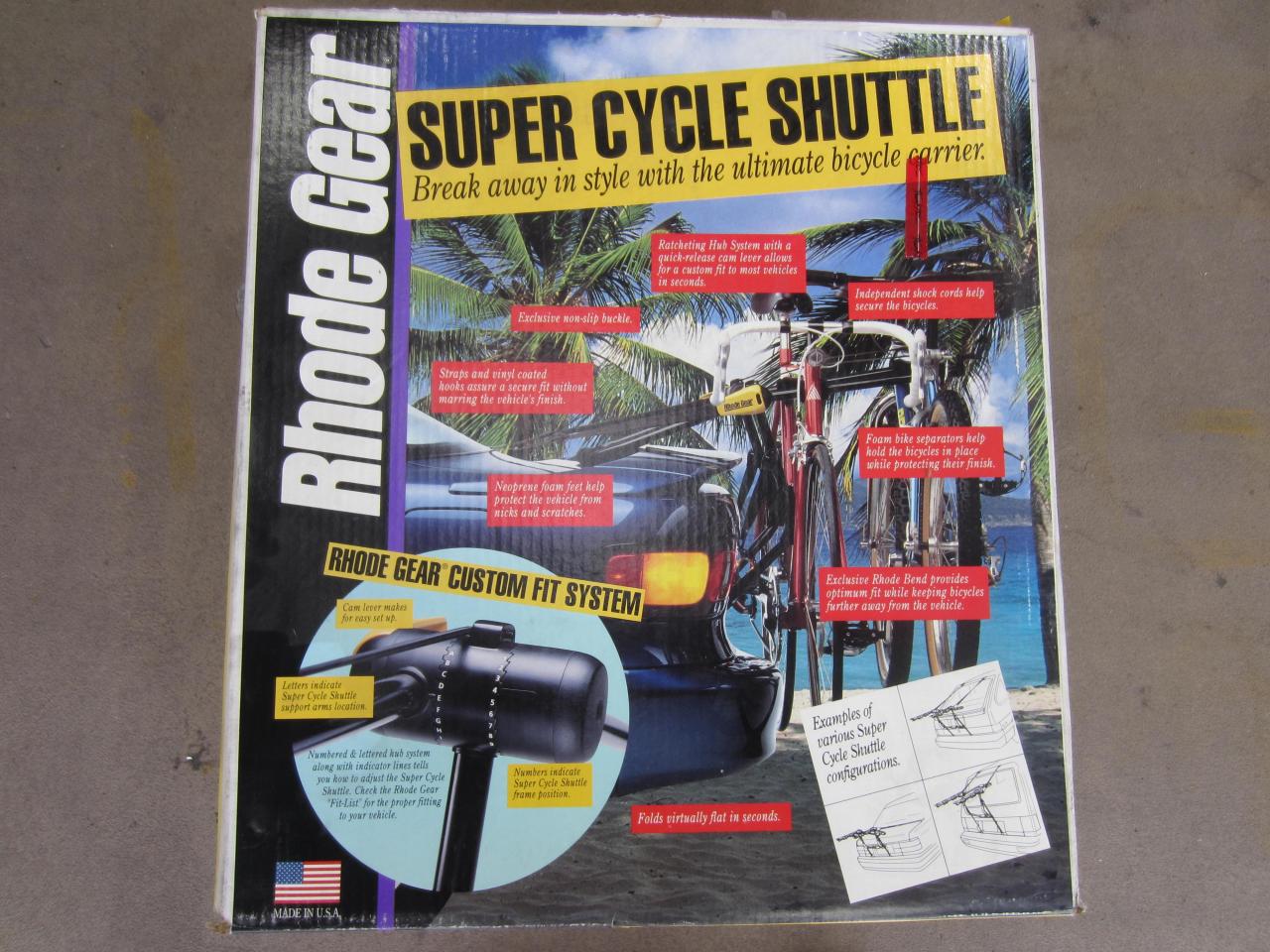 Rhode Gear(ロードギア) SUPER CYCLE SHUTTLE(スーパーサイクルシャトル) サイクルキャリア | カー用品 ...